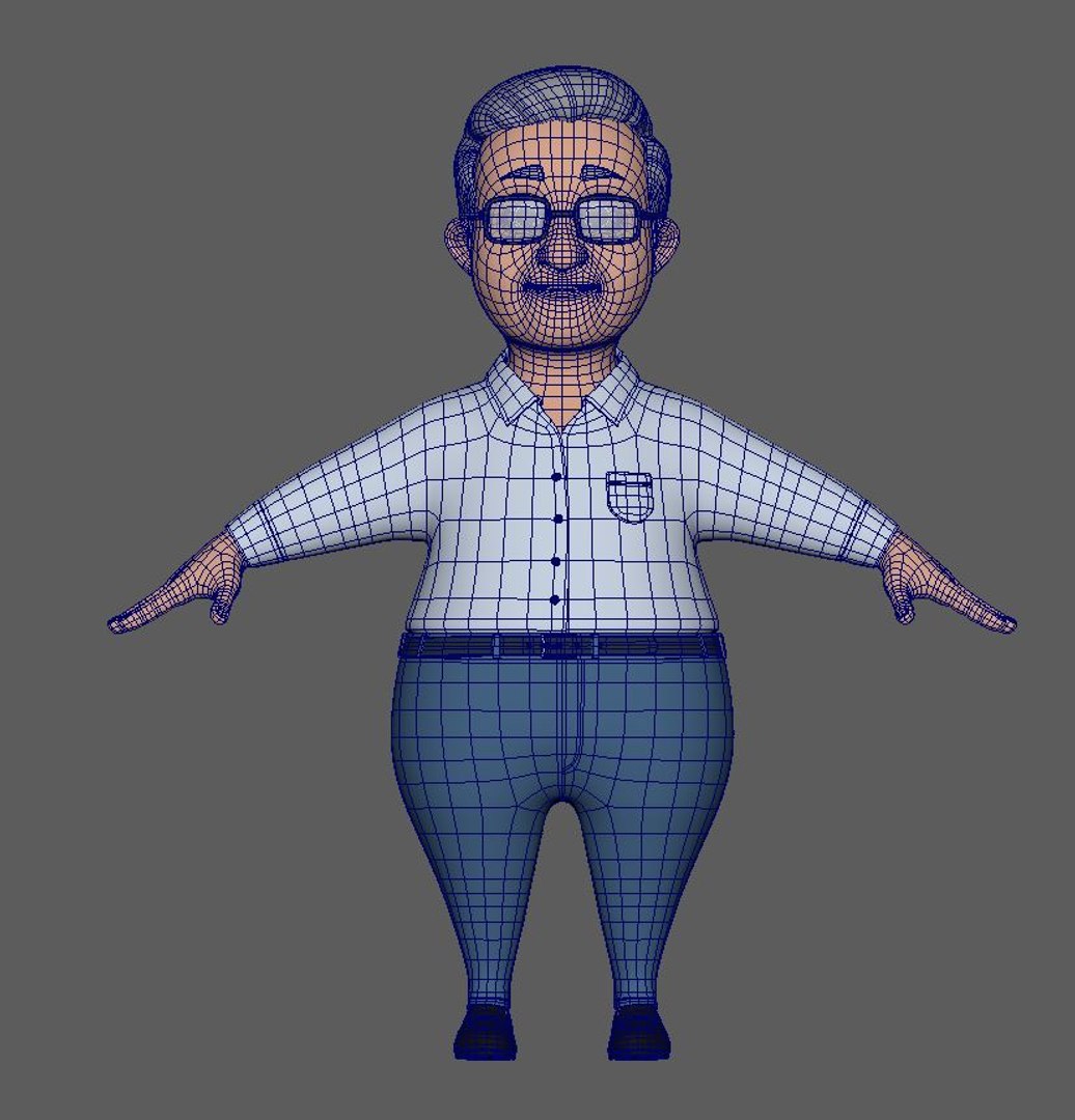 Old Man 3D Model - TurboSquid 1509825
