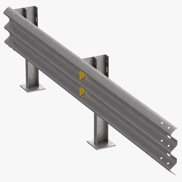 Guardrail Thrie Beam Straight Short Single 3D 모델 - TurboSquid 1925510