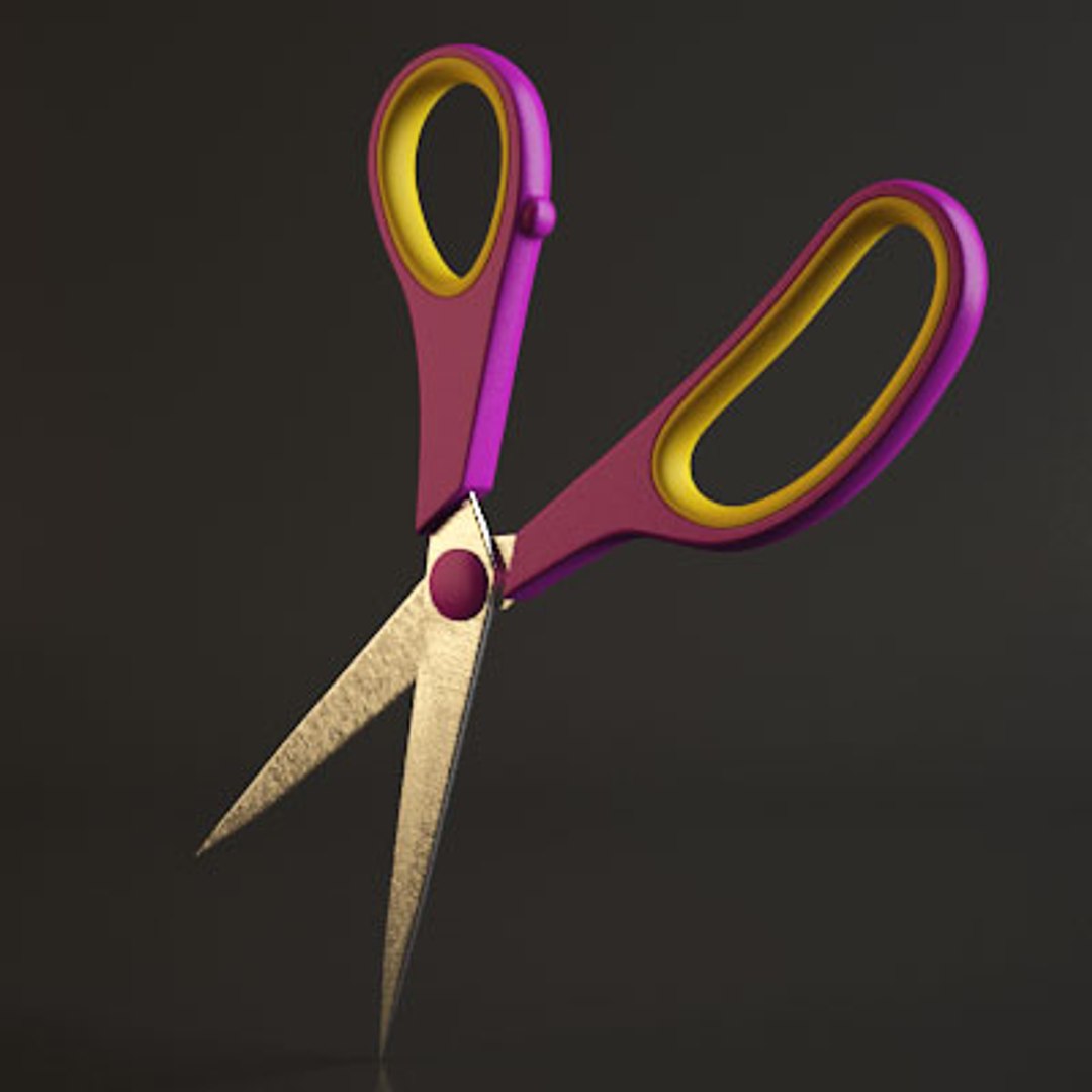 3d Model Of Scissors Tool