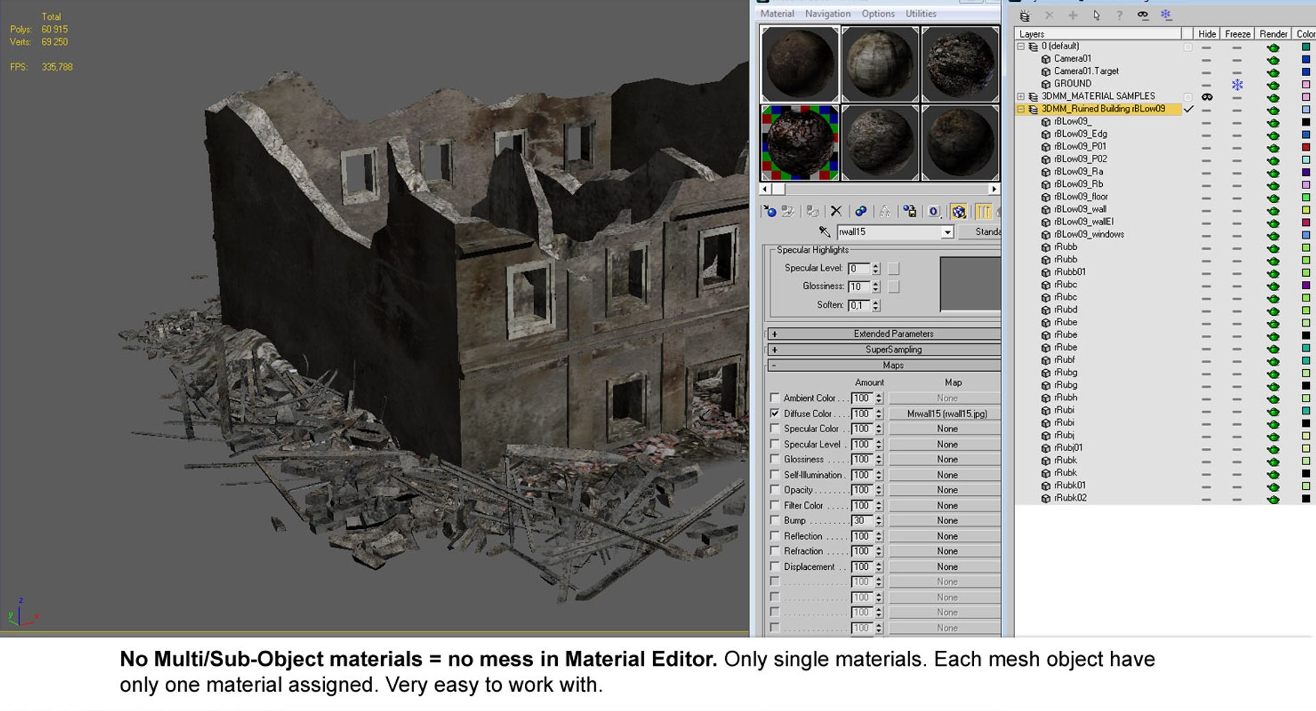 Max Destroyed Ruined Building War 2