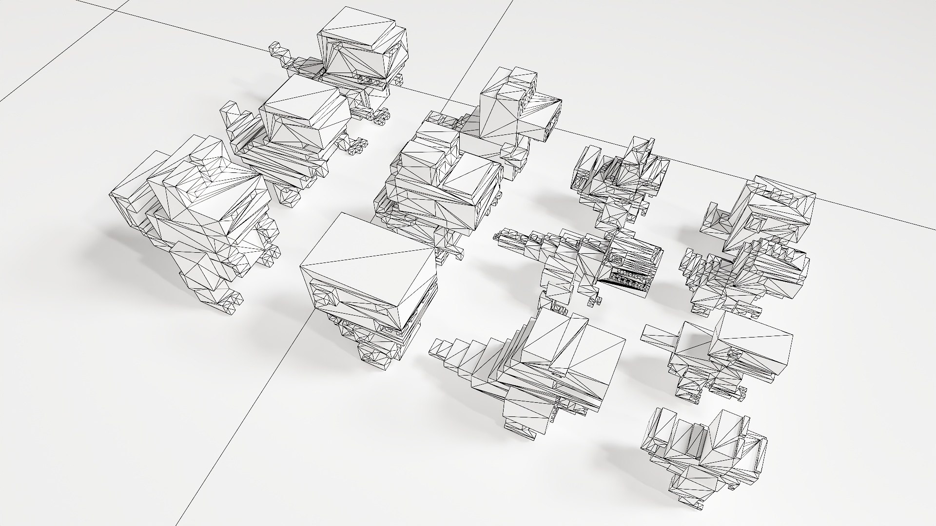 3D Dinosaur Voxel Art Pack 3d Model - TurboSquid 2182460