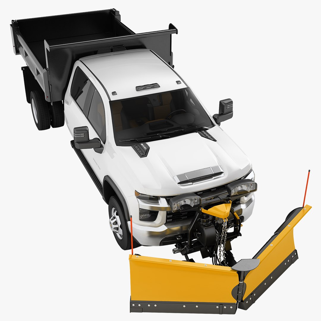 Chevrolet Silverado 3500 HD 2021 Snow Plow Truck 01 model - TurboSquid ...