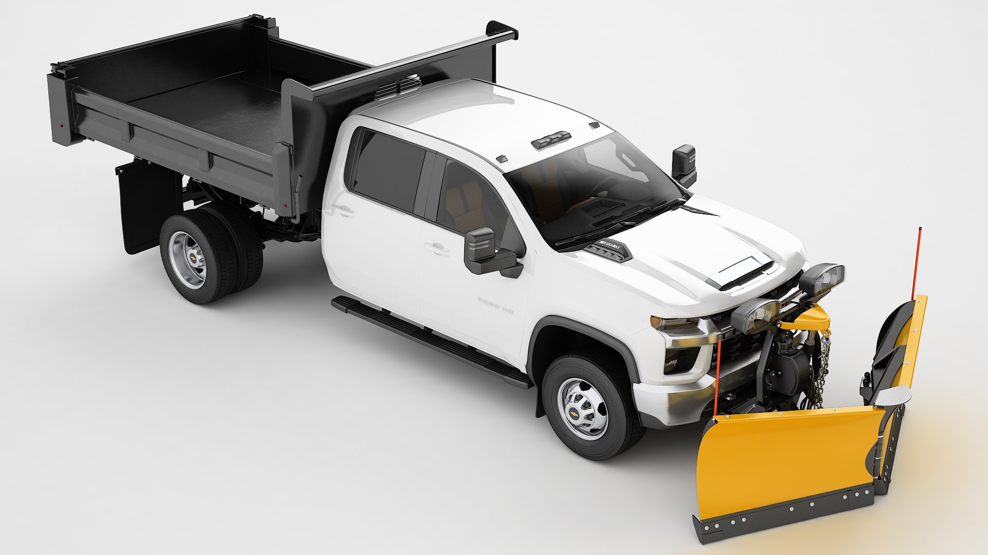 Chevrolet Silverado 3500 HD 2021 Snow Plow Truck 01 model - TurboSquid ...