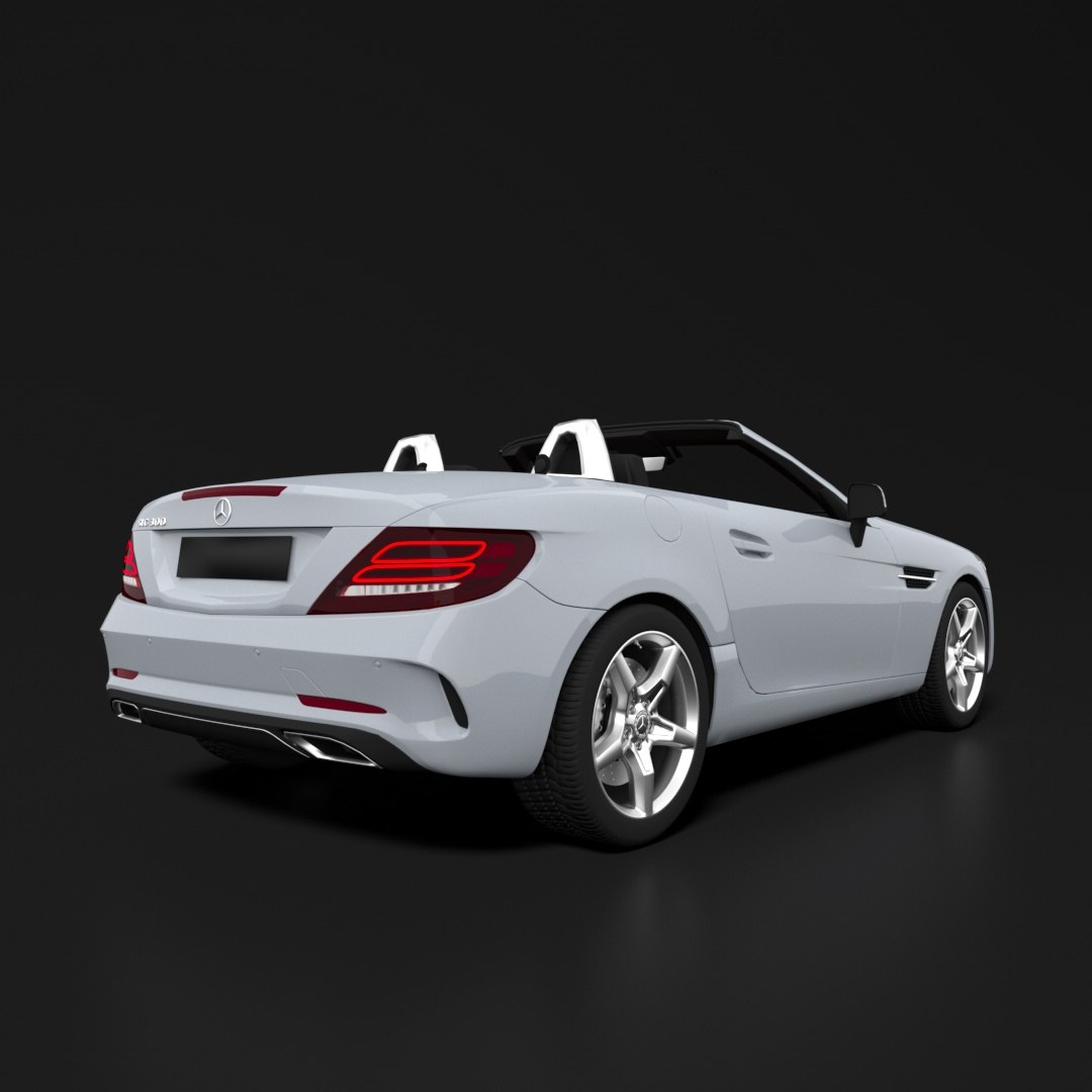 3D Model Mercedes-Benz SLC - TurboSquid 2358628