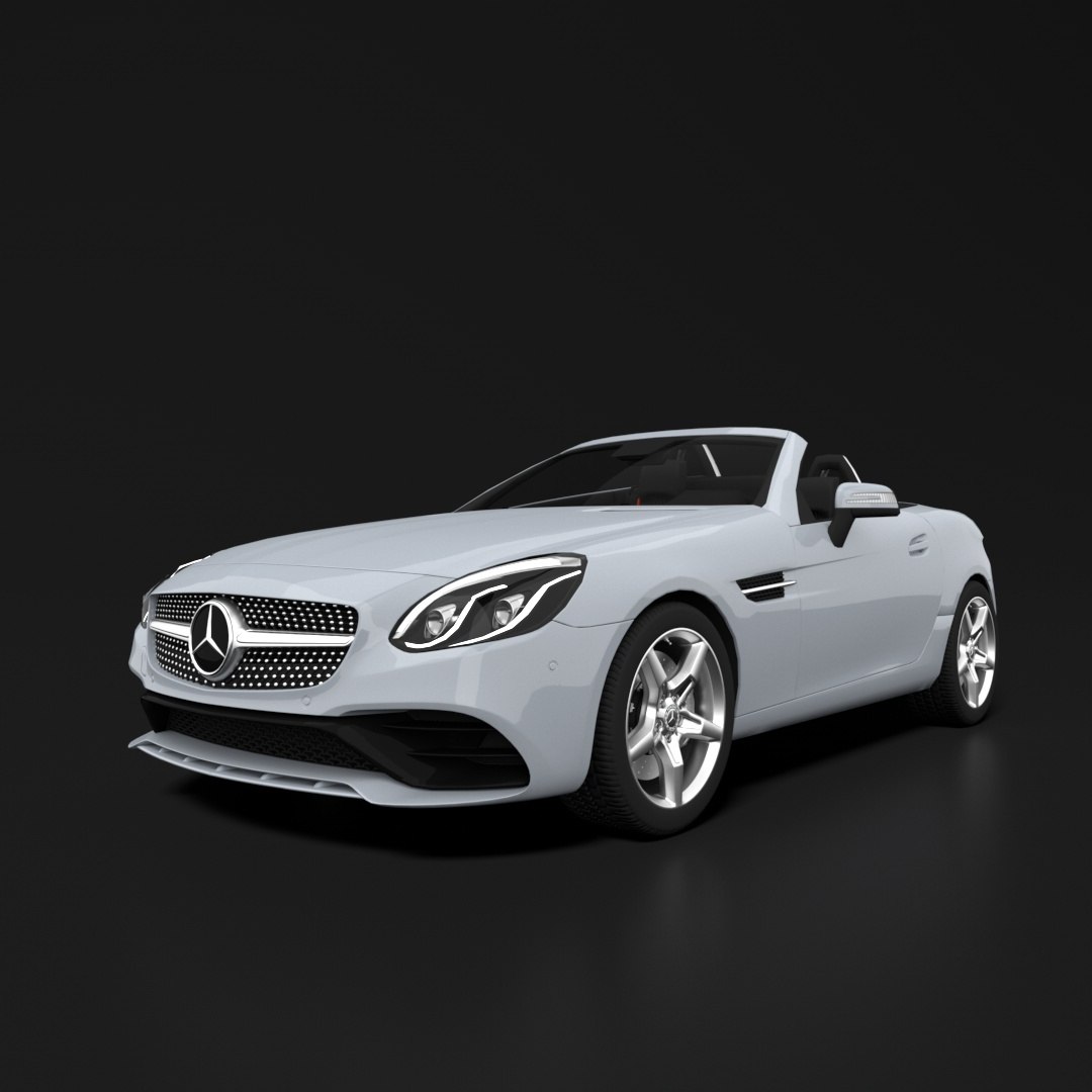 3D Model Mercedes-Benz SLC - TurboSquid 2358628