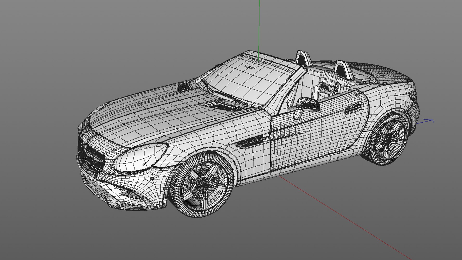 3D Model Mercedes-Benz SLC - TurboSquid 2358628