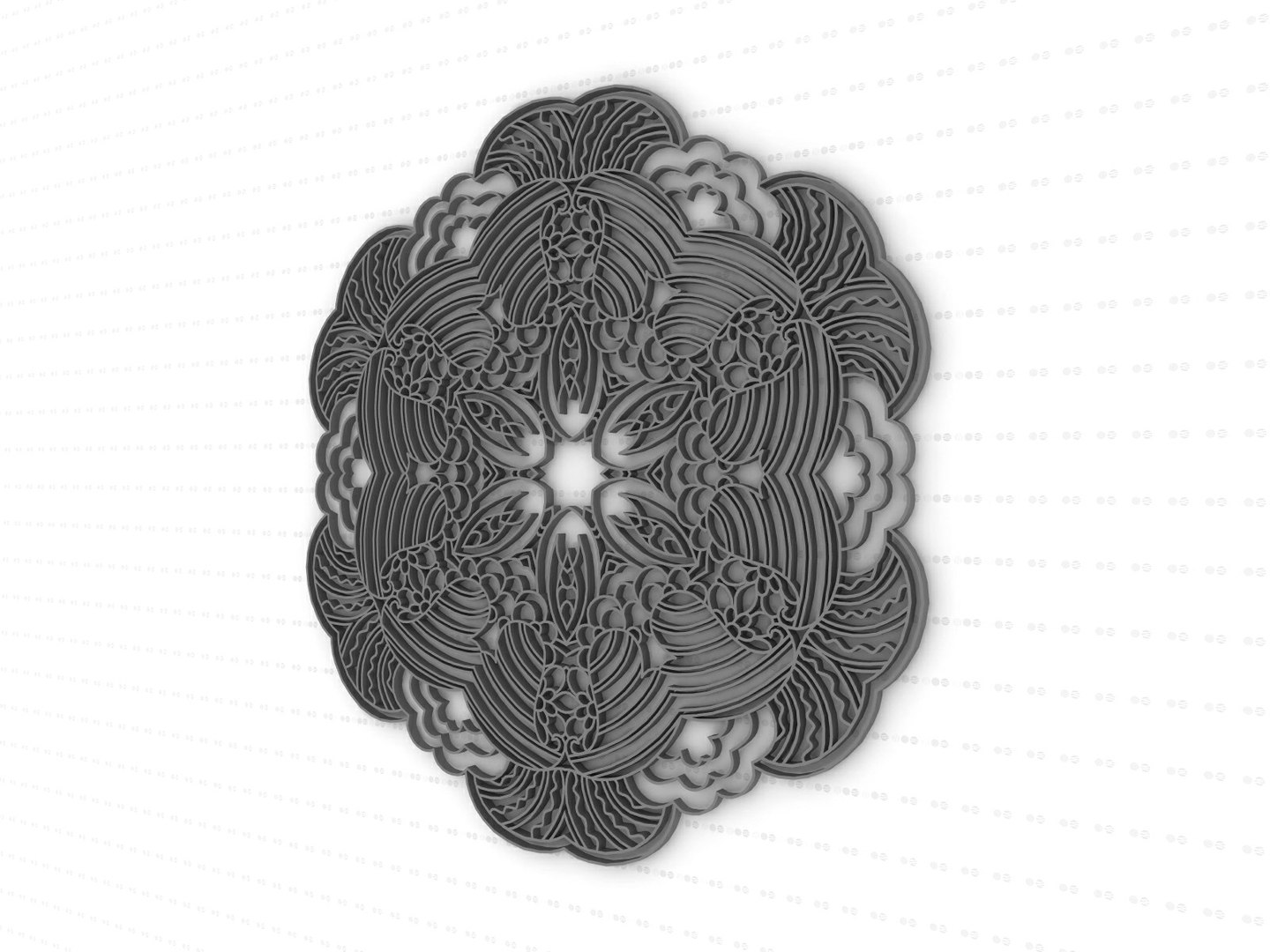 3D Mandala Cnc - TurboSquid 1453382