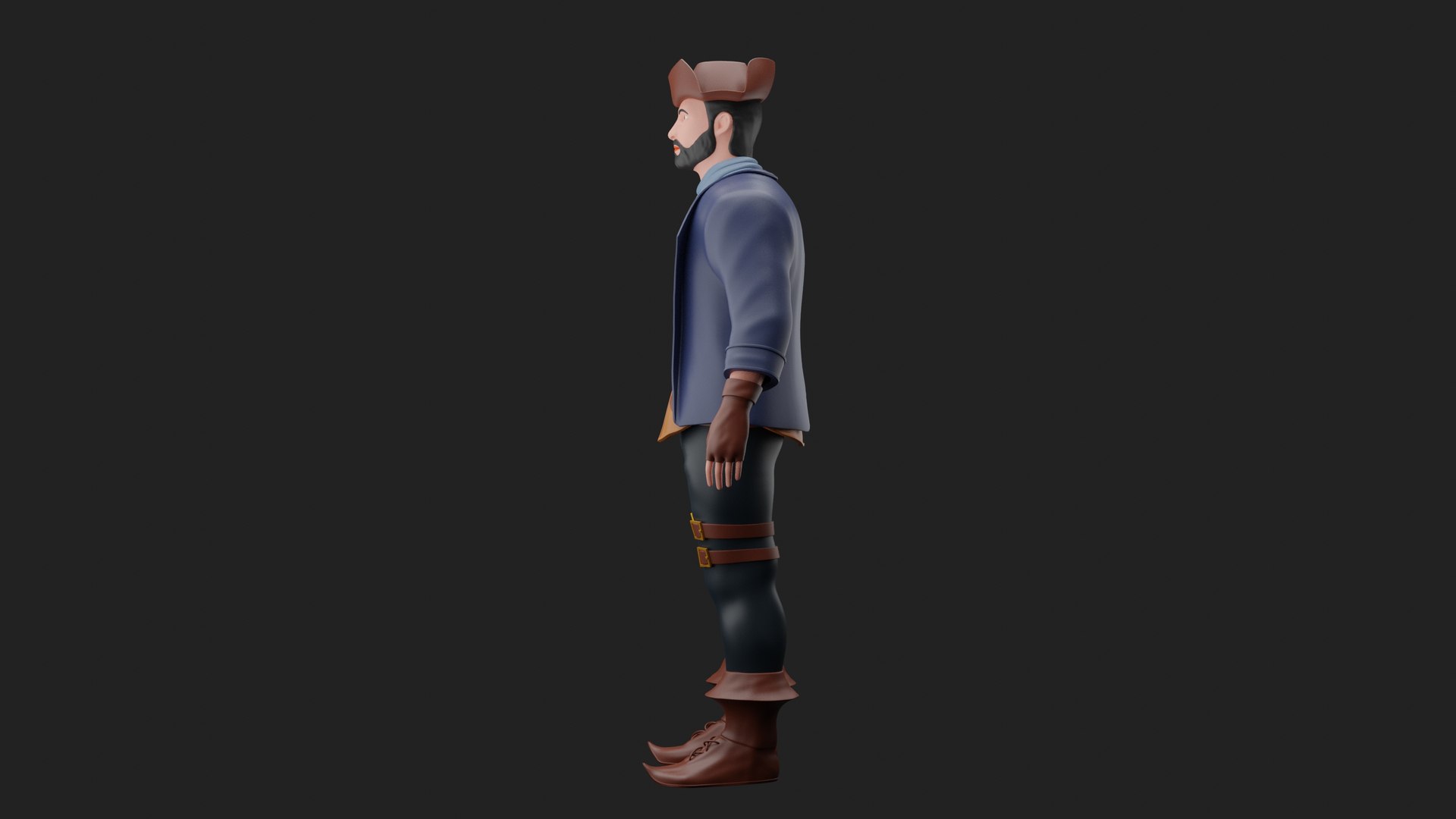 3D Pirate 3D Model - TurboSquid 2121102