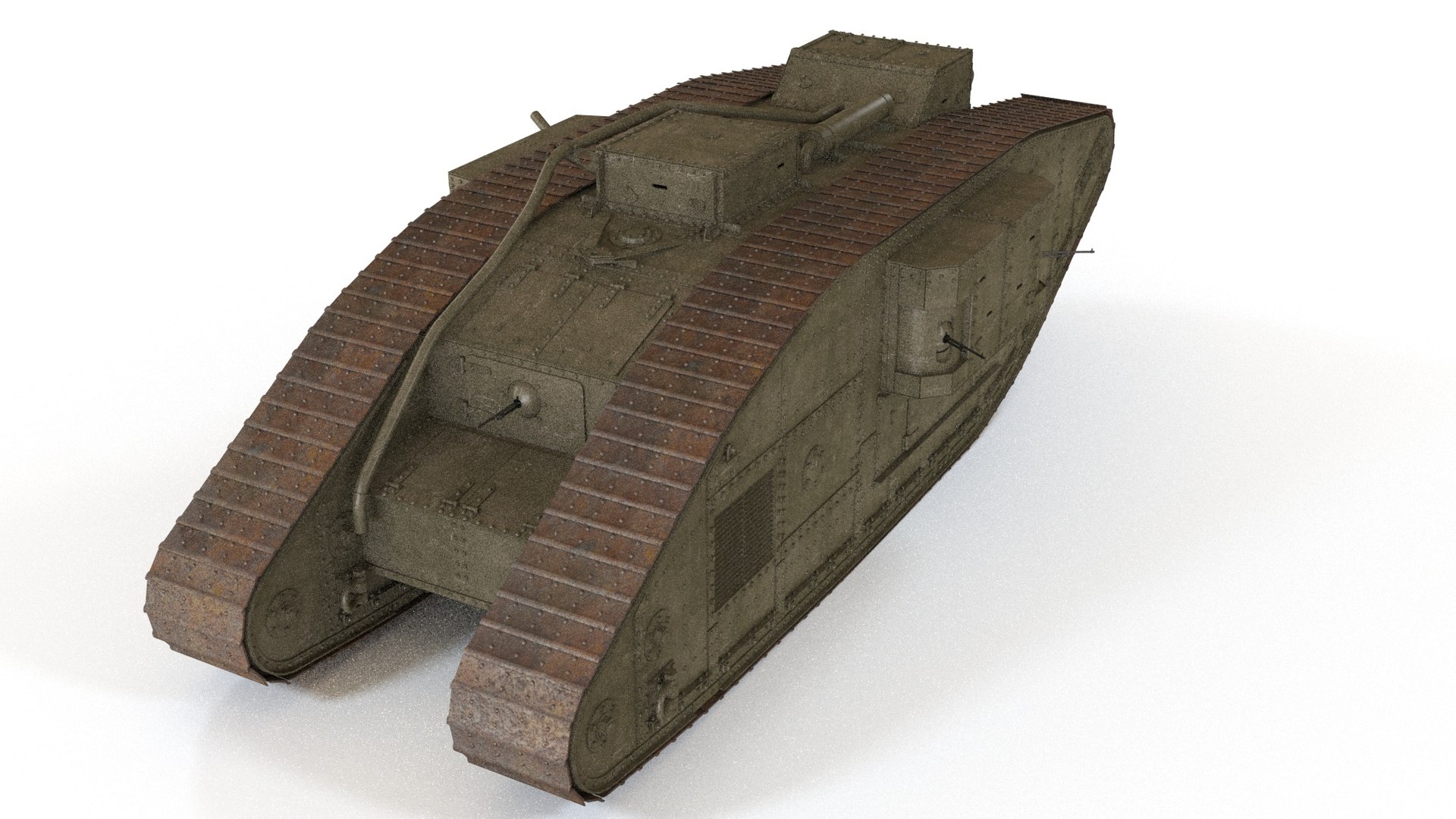 TANK MARK5 rigged model - TurboSquid 2174231