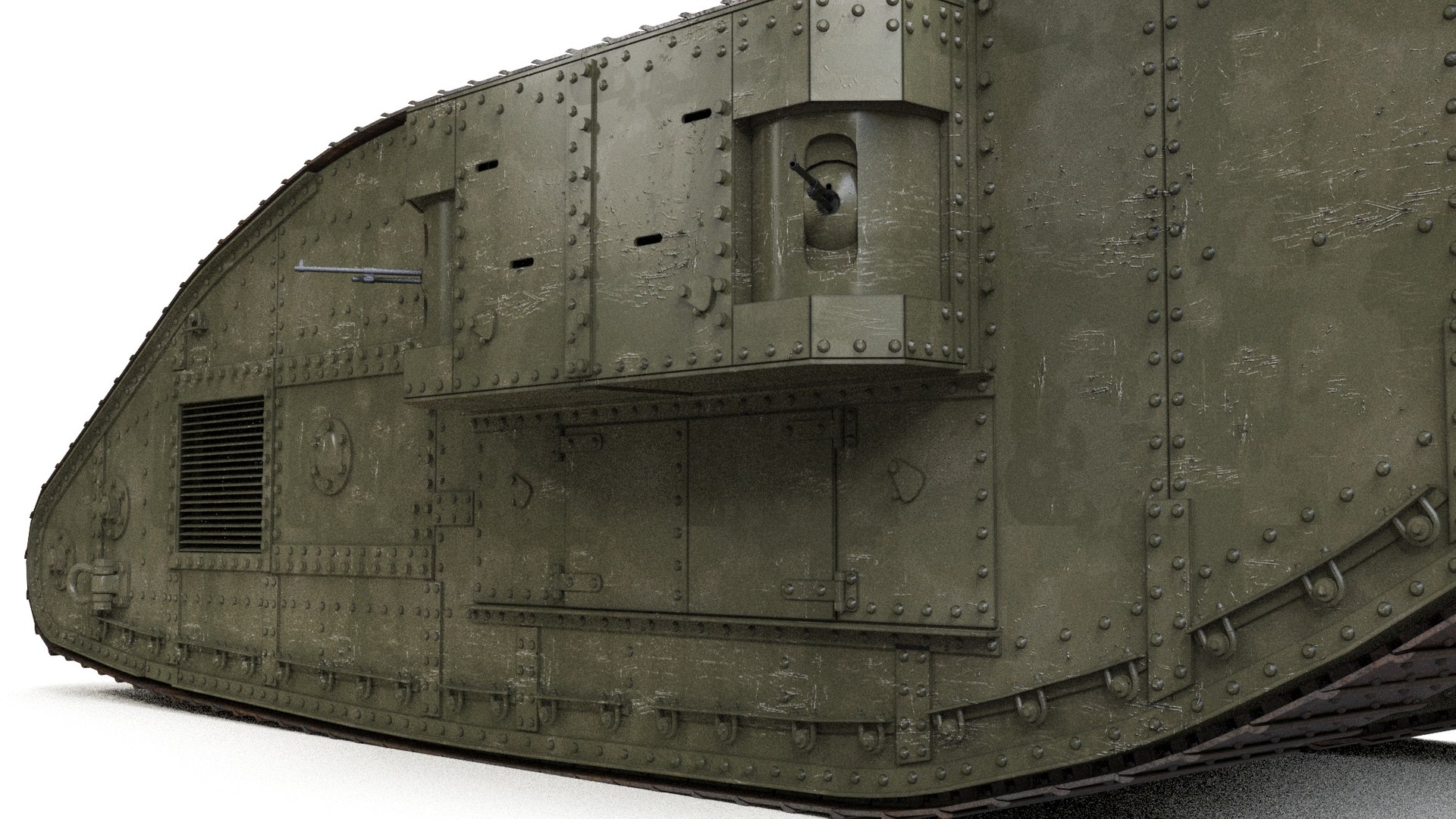 TANK MARK5 Rigged Model - TurboSquid 2174231