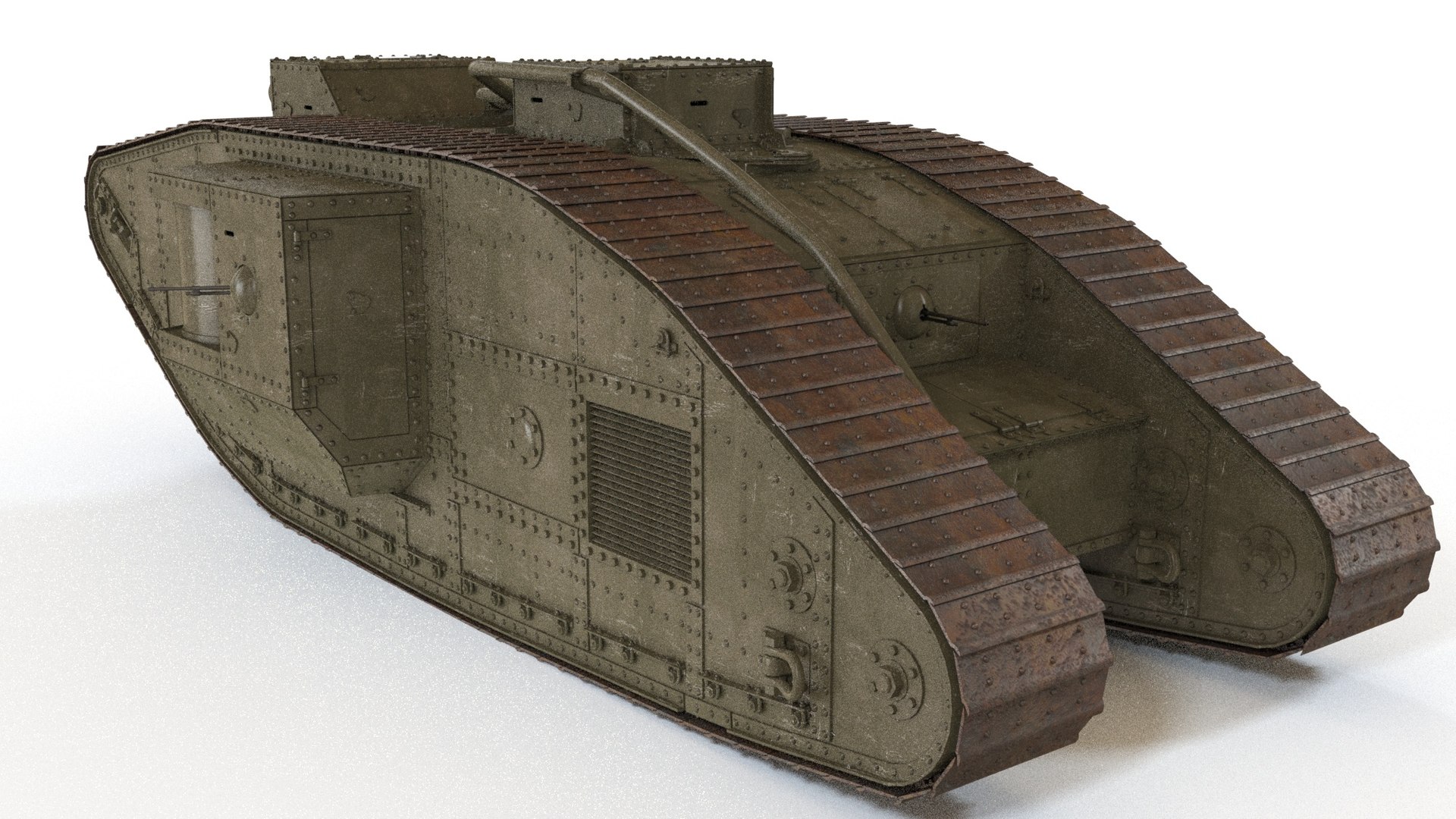 TANK MARK5 Rigged Model - TurboSquid 2174231