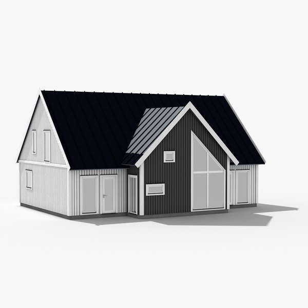 simple house 3d model