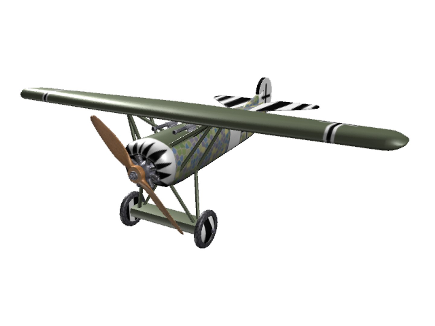 3d World War Fokker Dviii