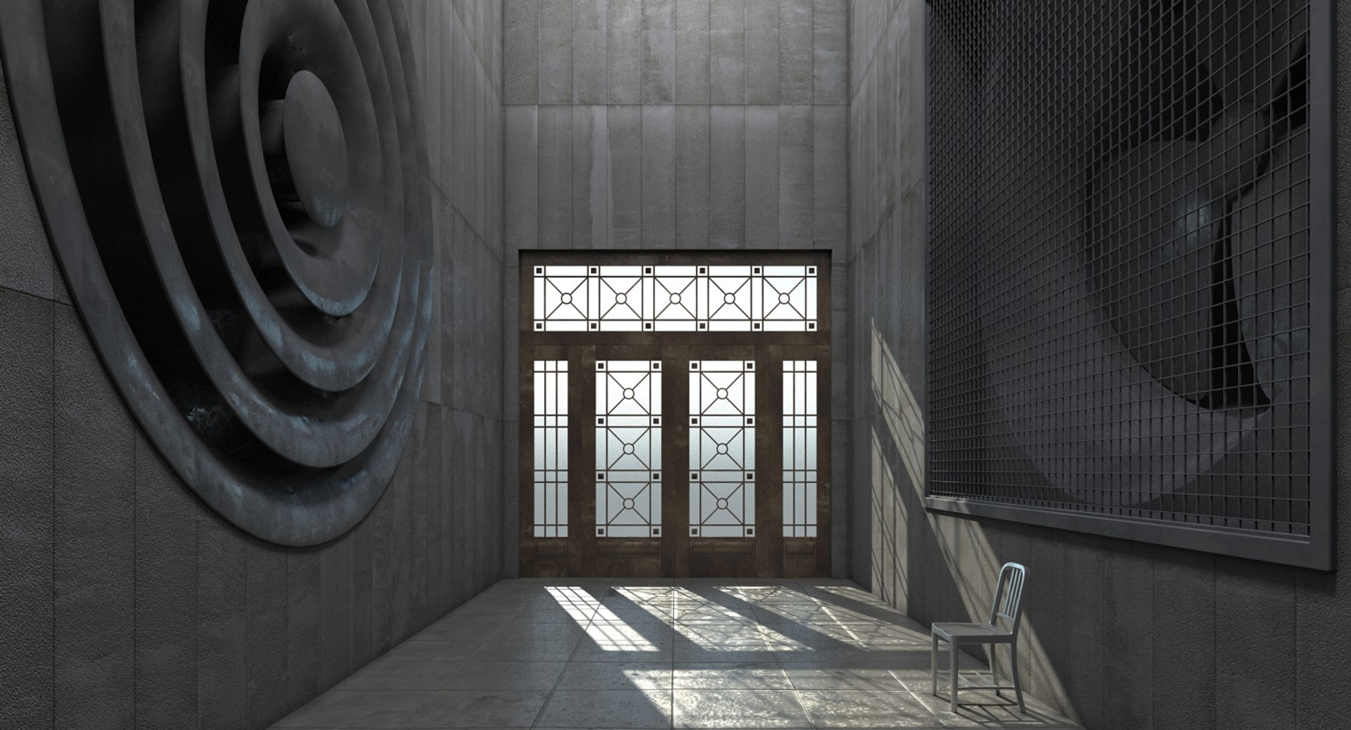 3d Hallway Realistic
