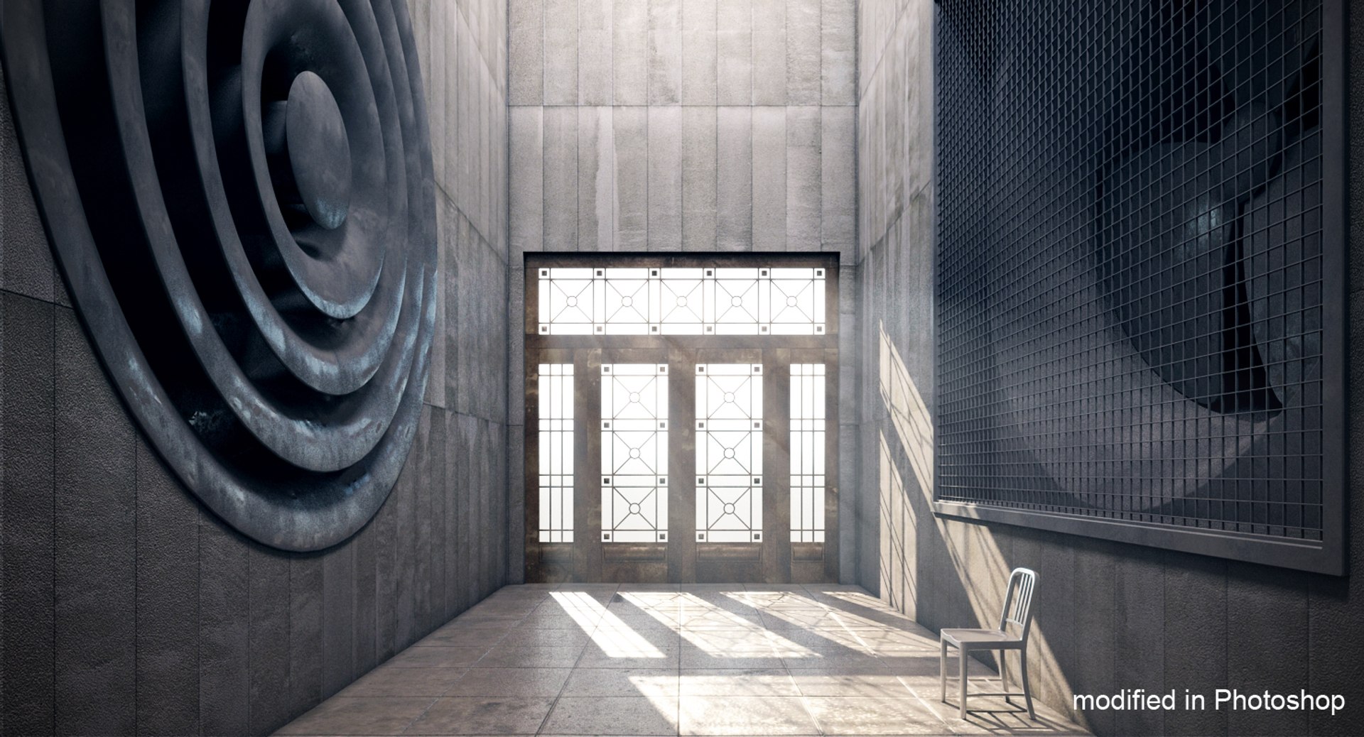 3d Hallway Realistic