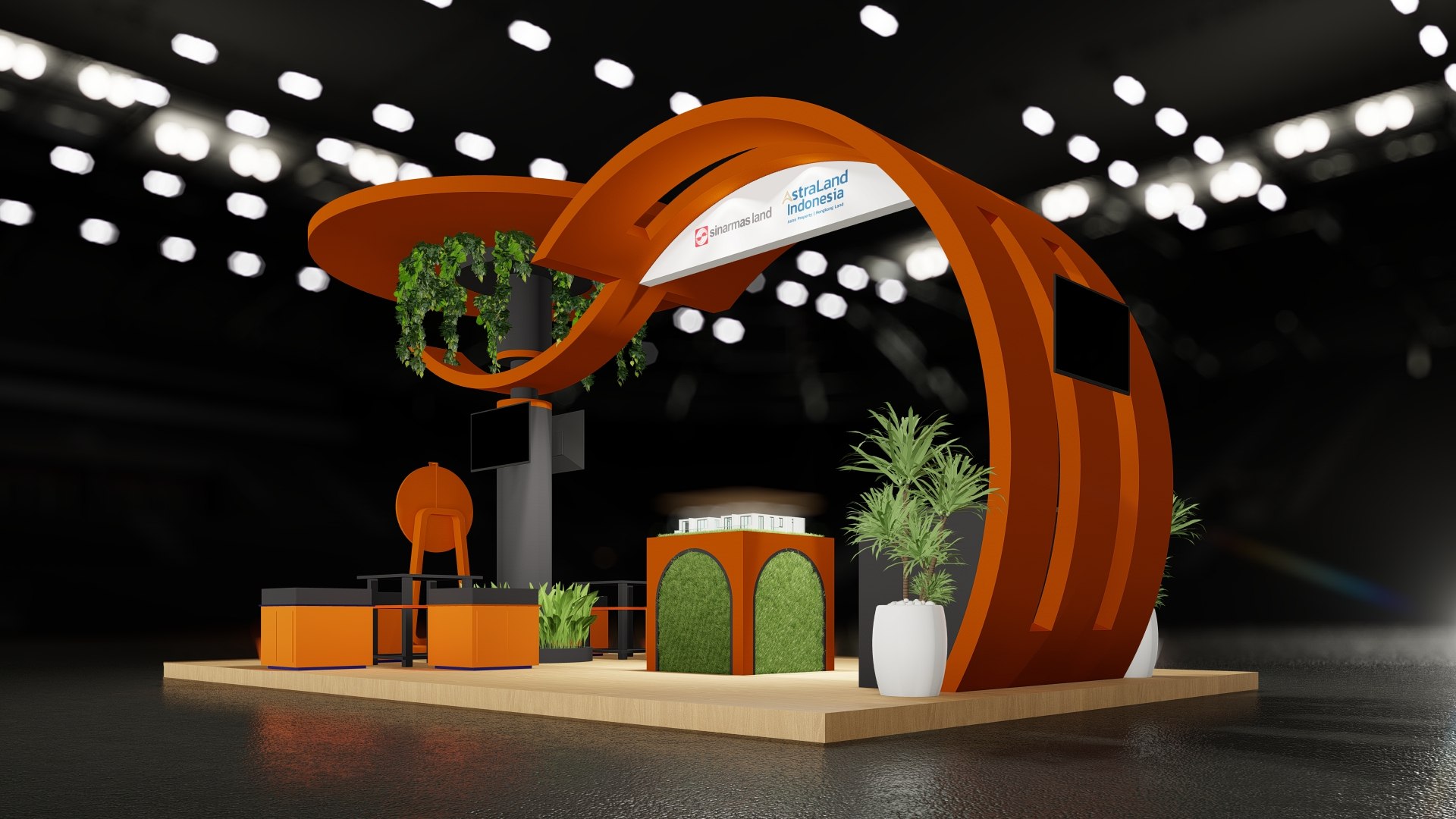 Booth 4 Open Side Size 4x6 3D Model - TurboSquid 2223565
