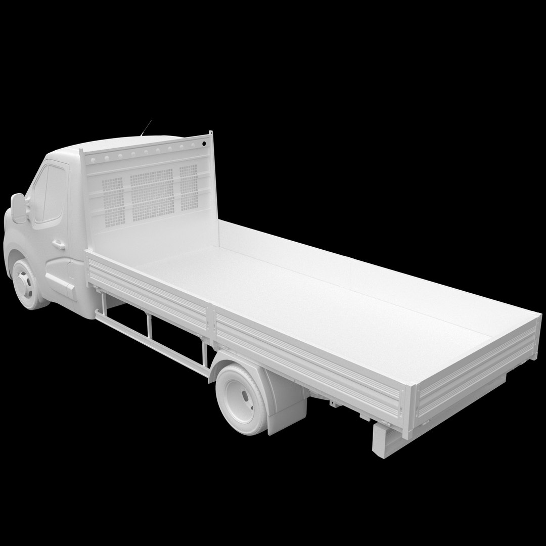 Renault Master 2020 Chassis Cab L4H1 3D Model - TurboSquid 1921952