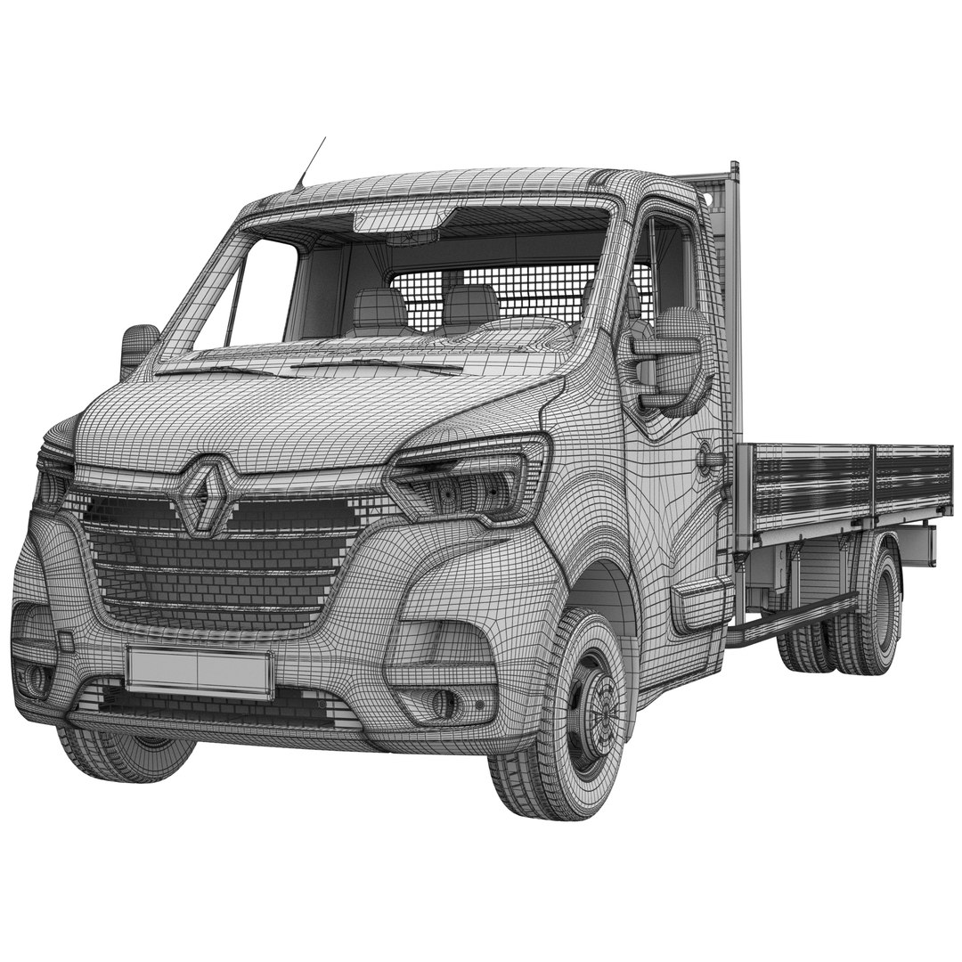 Renault Master 2020 Chassis Cab L4H1 3D Model - TurboSquid 1921952