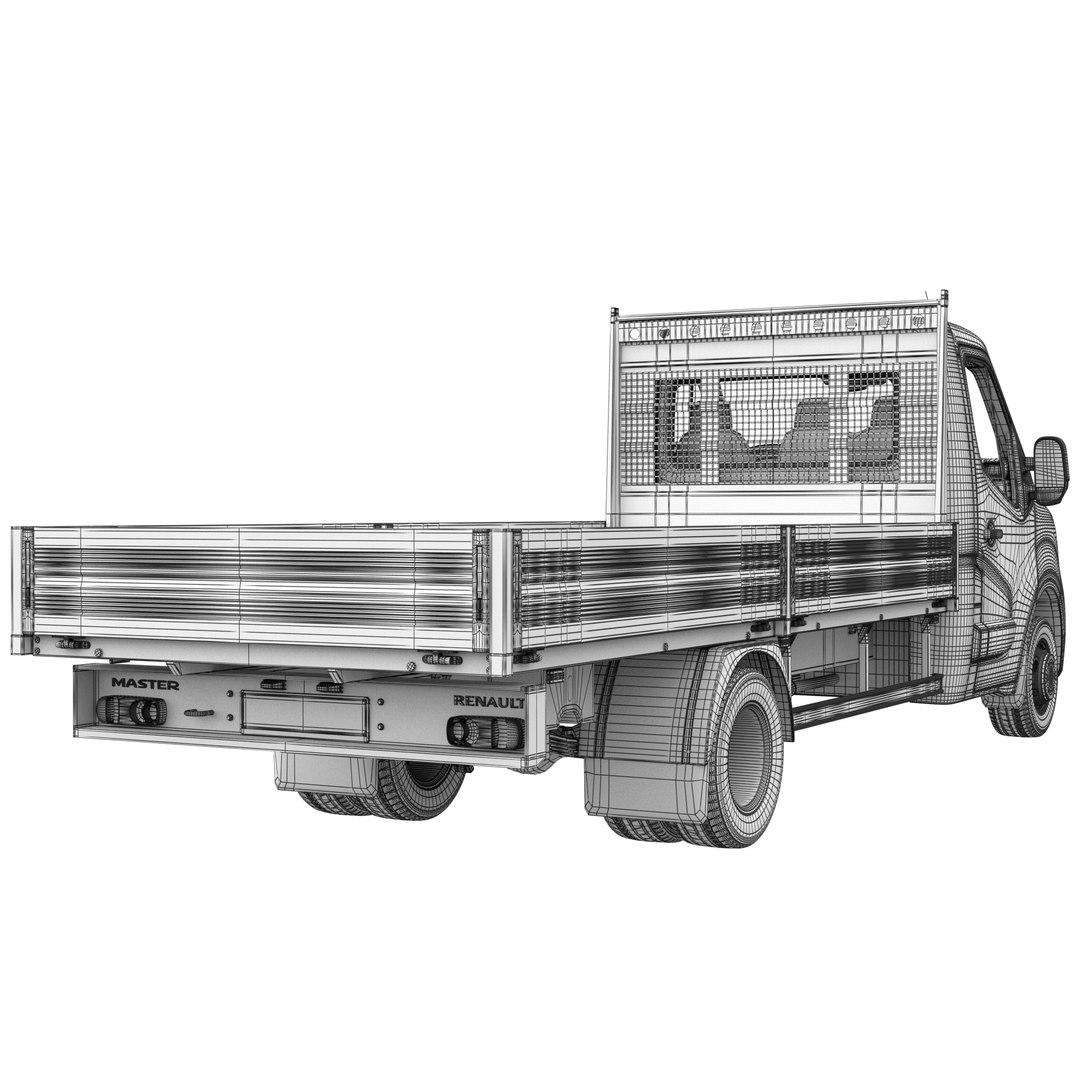 Renault Master 2020 Chassis Cab L4H1 3D Model - TurboSquid 1921952