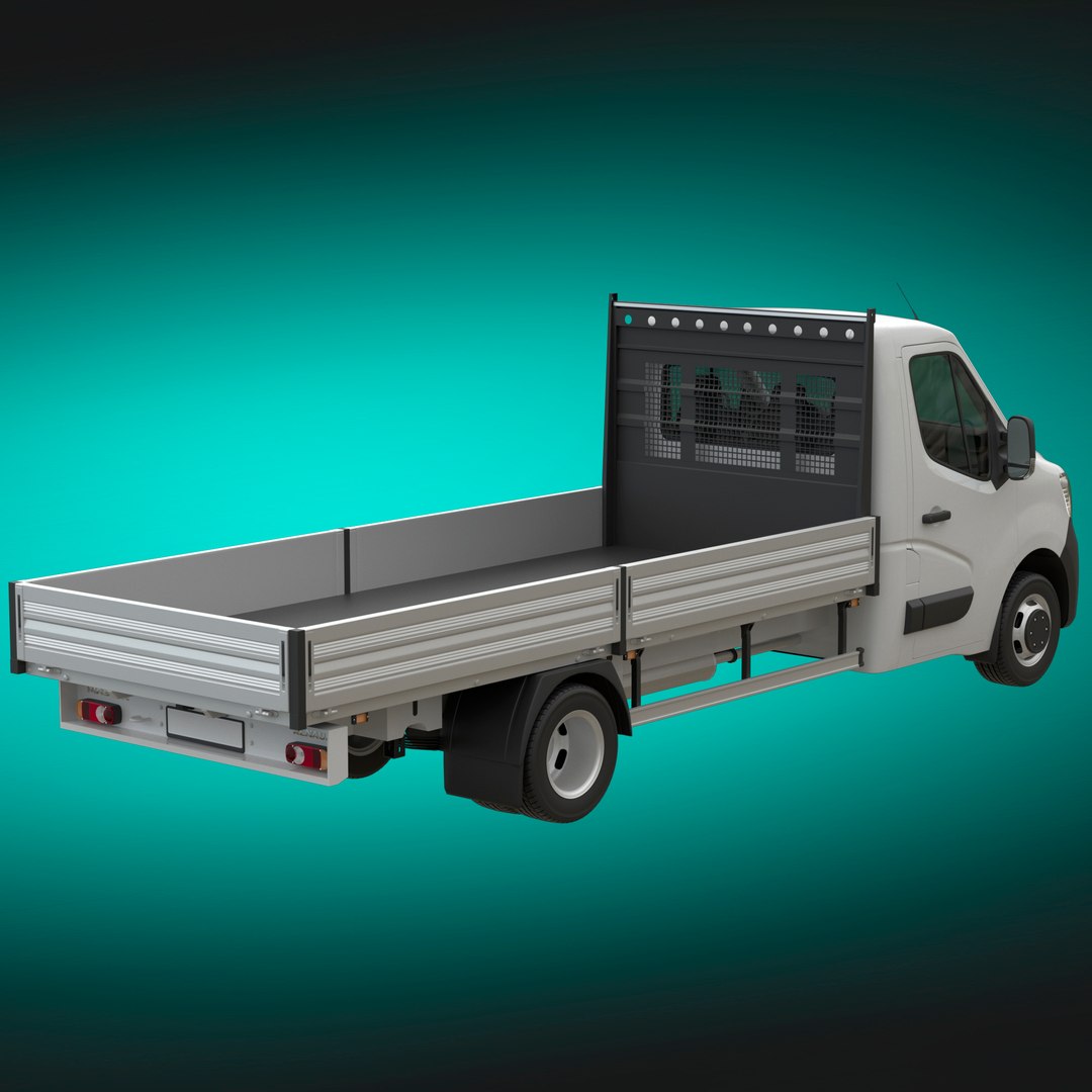 Renault Master 2020 Chassis Cab L4H1 3D Model - TurboSquid 1921952