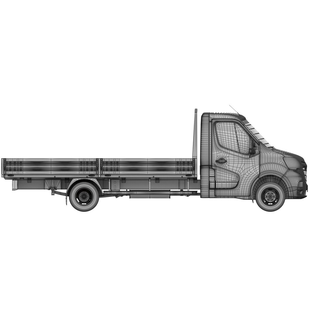 Renault Master 2020 Chassis Cab L4H1 3D Model - TurboSquid 1921952