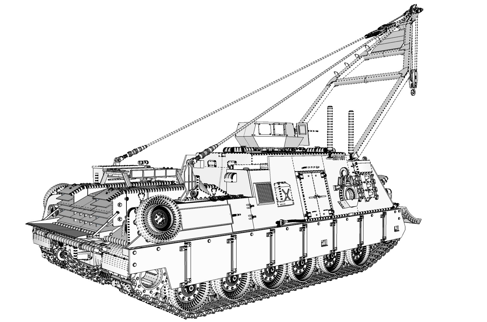 Hercules Tank 3D Model - TurboSquid 1517719