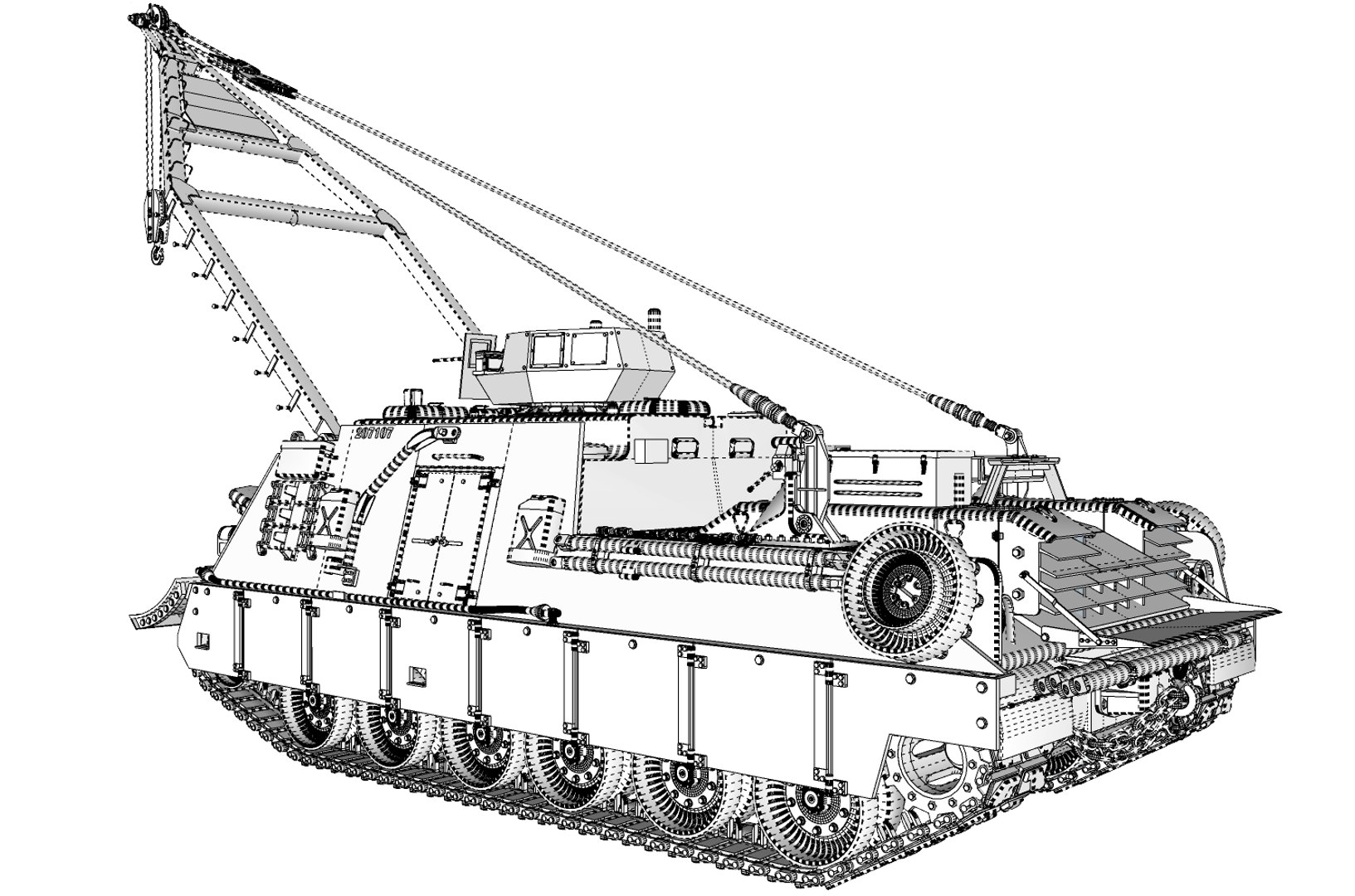 Hercules Tank 3D Model - TurboSquid 1517719