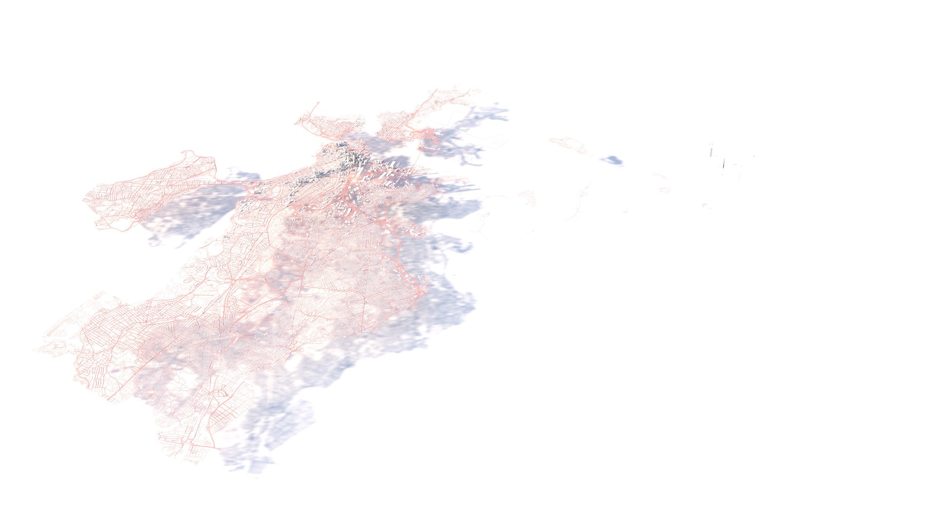 Boston Terrain City 3D Model - TurboSquid 2420384