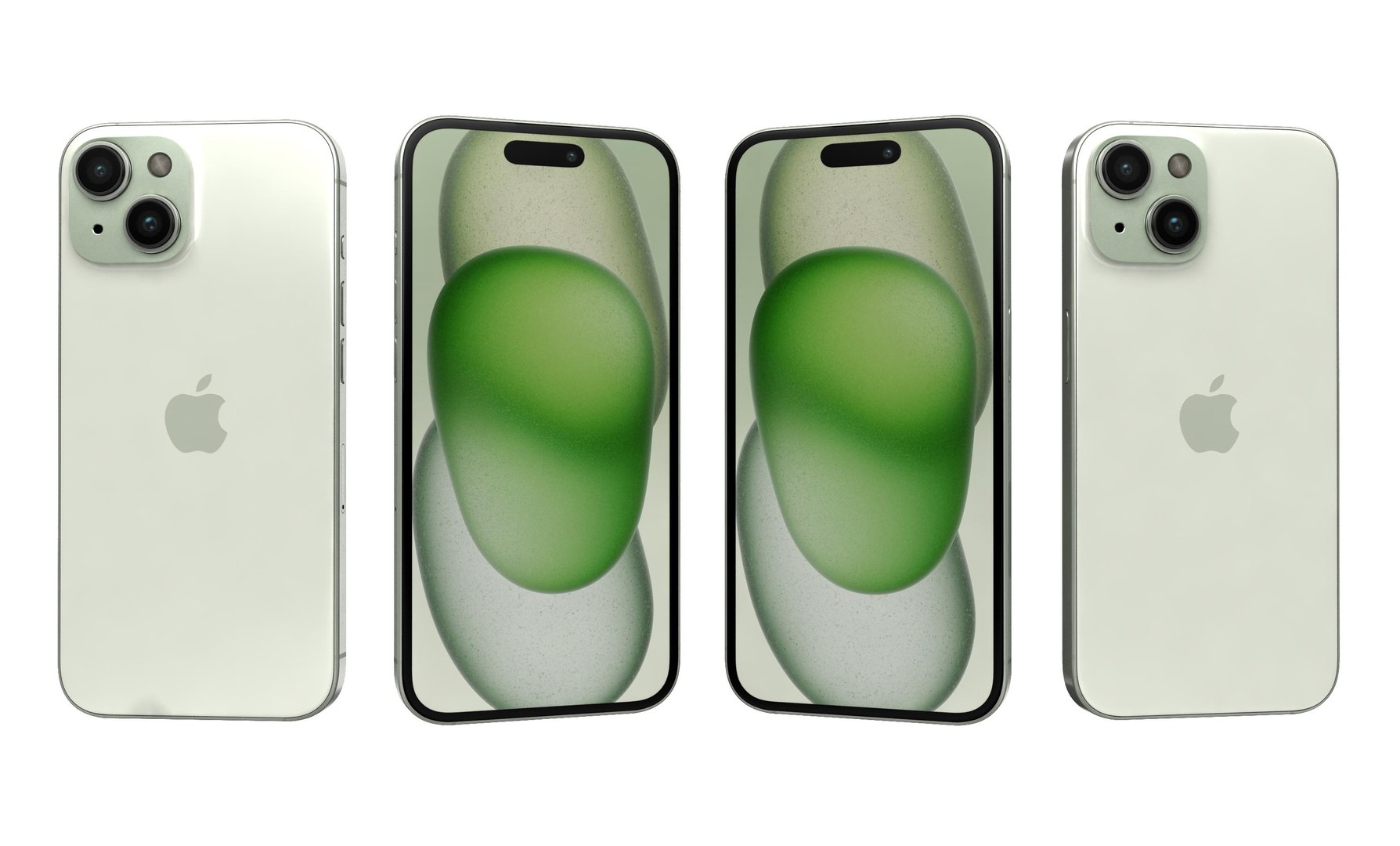 Apple IPhone 15 Green Model - TurboSquid 2130224