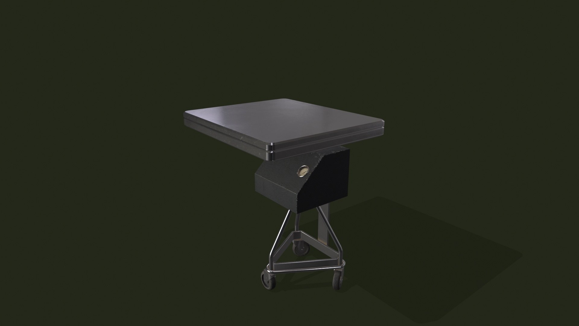 Hospital Monitor Cart 3D Model - TurboSquid 2431468