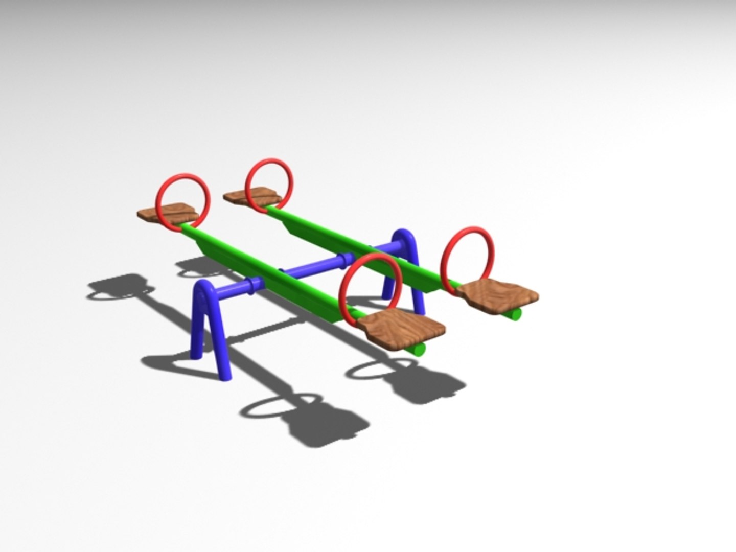 Climbing Irons See-saws Swings 3d Model
