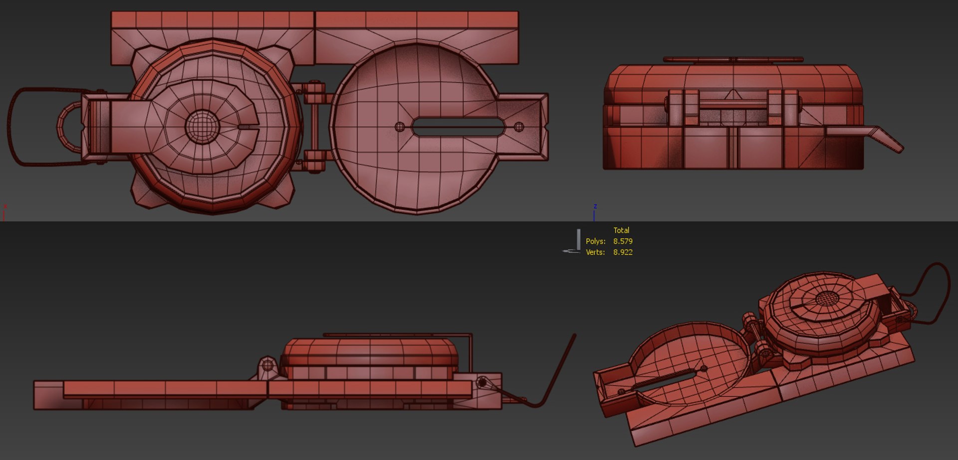3D Military Compass - TurboSquid 1269560