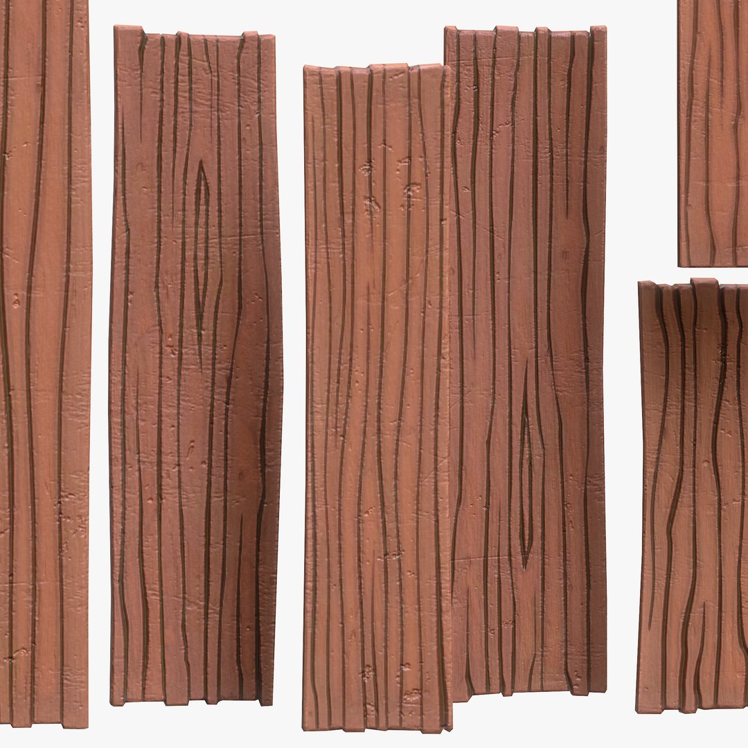 Stylized Wood Plank 3D Model - TurboSquid 2122140