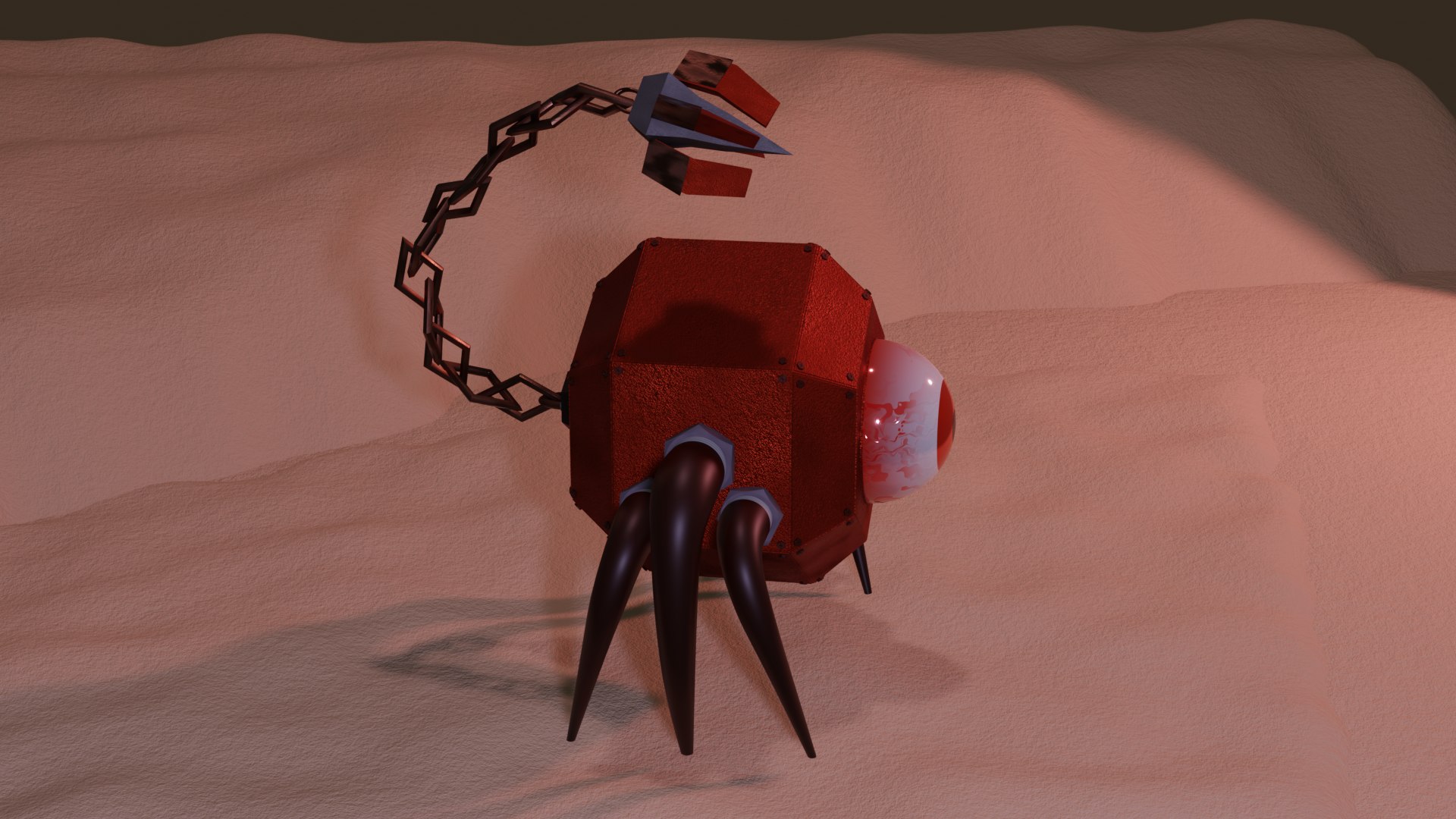 Robot-Virus RD-31-14 3D Model - TurboSquid 1802982