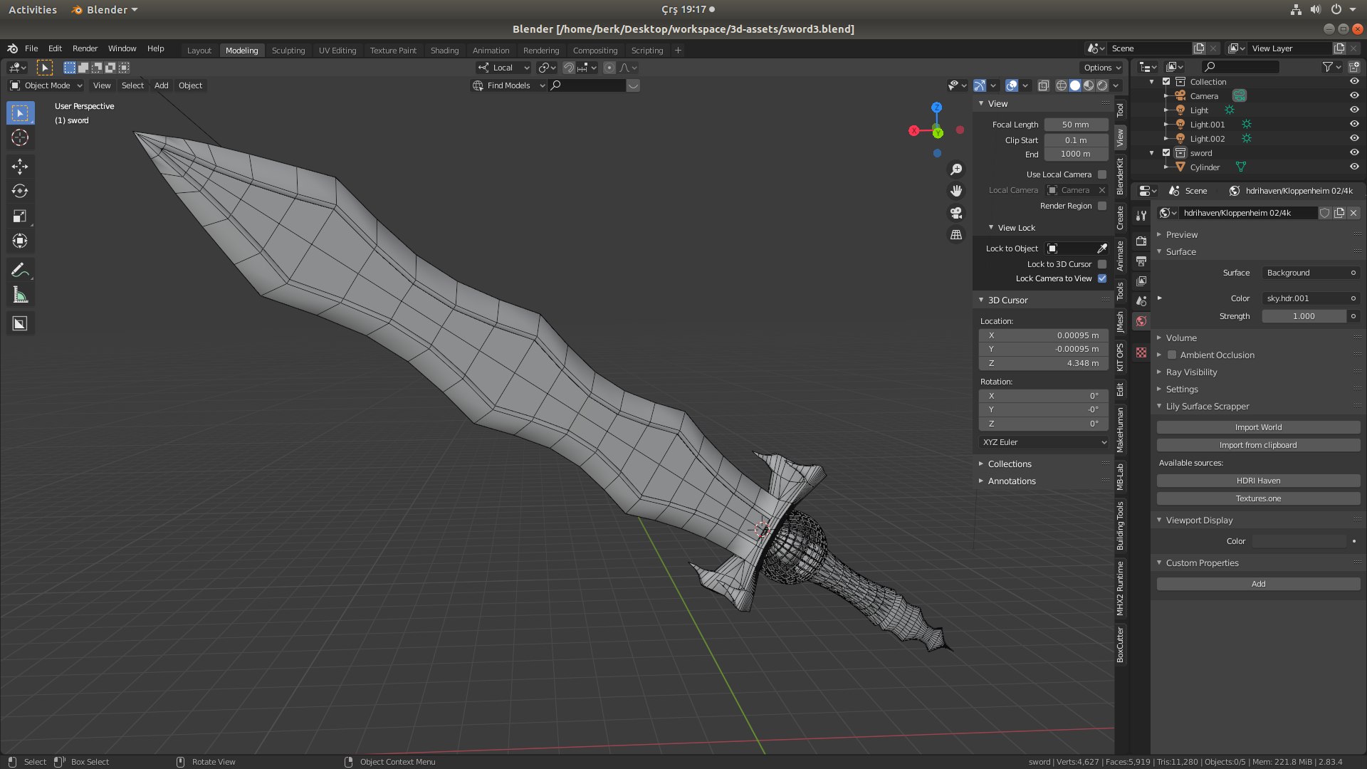 3D weapon adventure mmorpg - TurboSquid 1608533