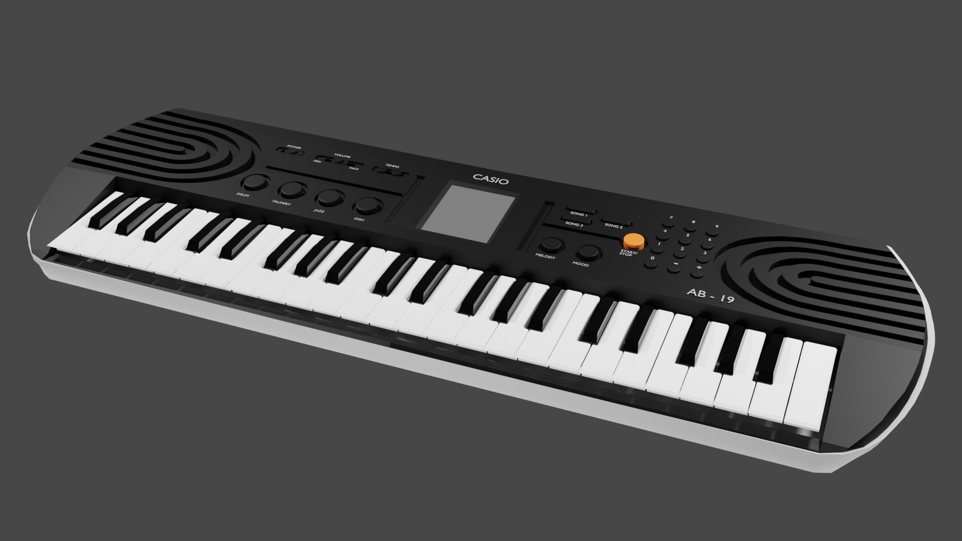 3D Casio Music Instrument Model - TurboSquid 2070090