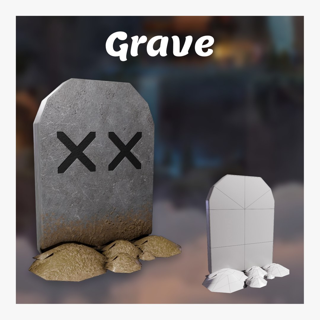 3D Model Grave - TurboSquid 2181257