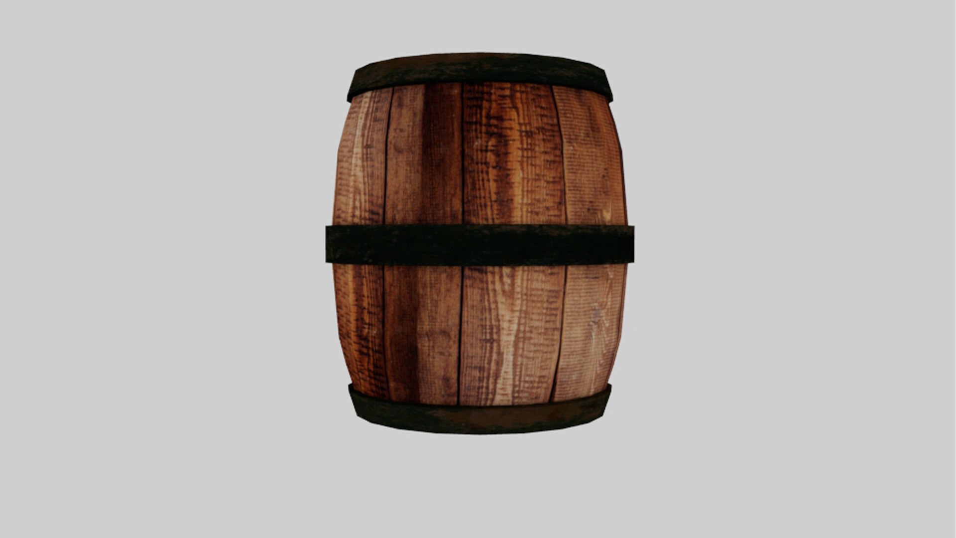 Free SIMPLE BARREL 3D Model - TurboSquid 2147861