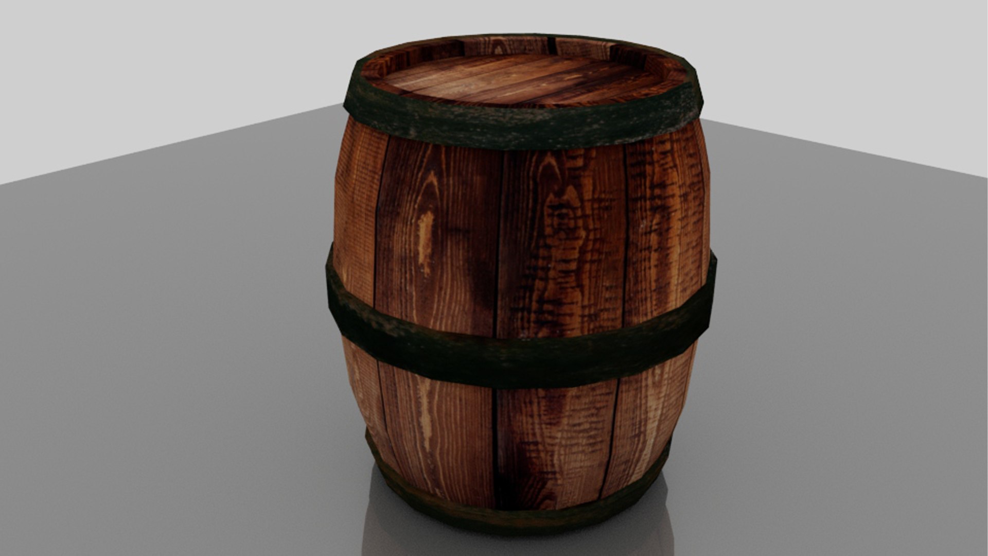 Free SIMPLE BARREL 3D Model - TurboSquid 2147861