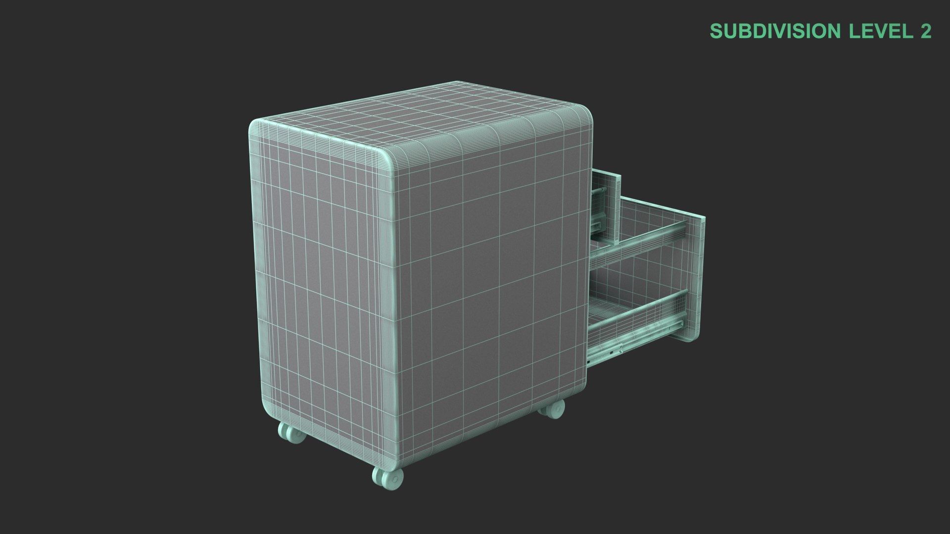 File Cabinet 3D Model - TurboSquid 2336549