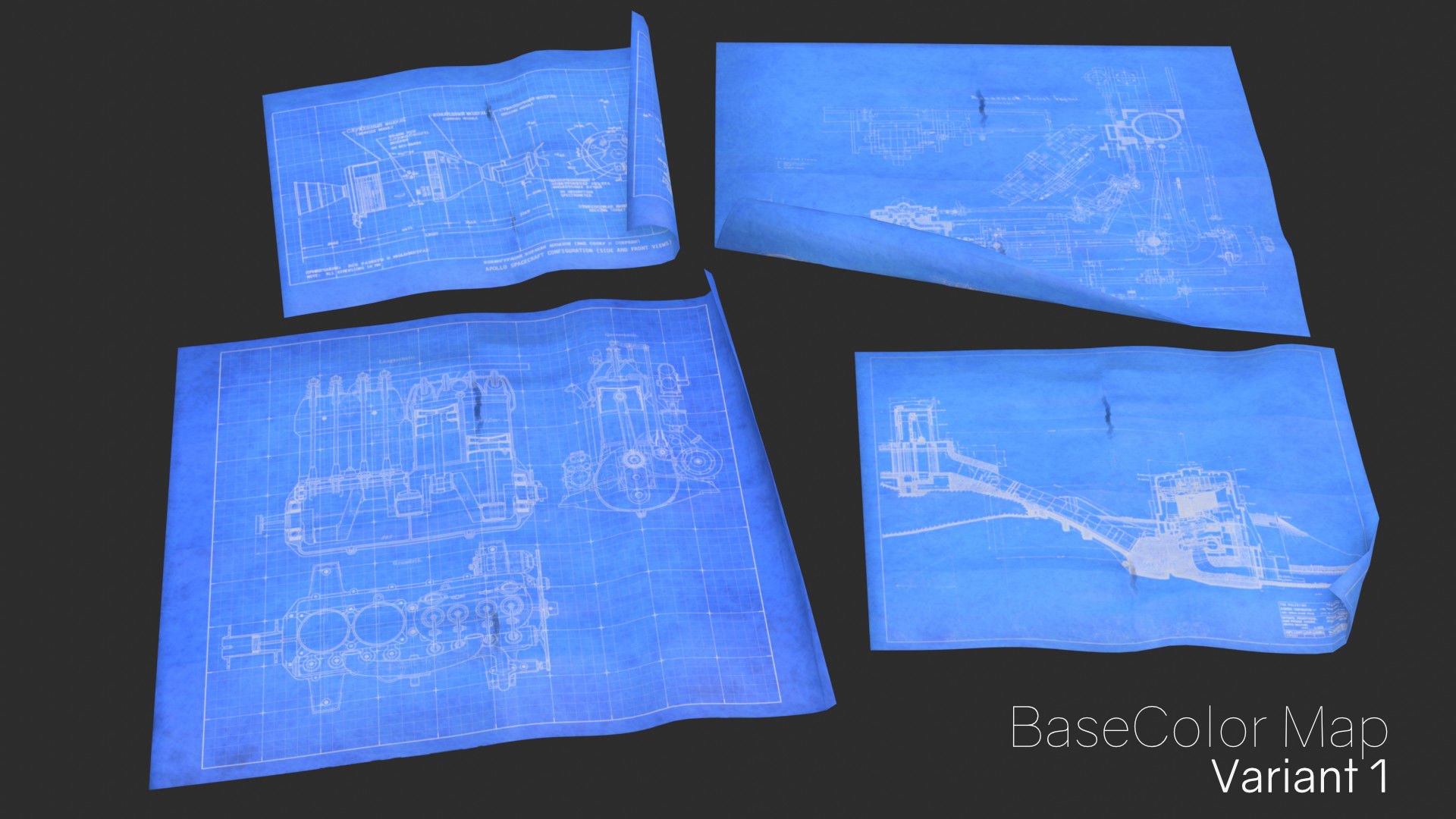 Technical Blueprints 3D model - TurboSquid 1982445