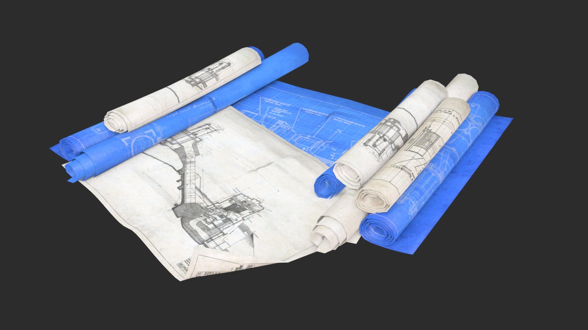 Technical Blueprints 3D model - TurboSquid 1982445