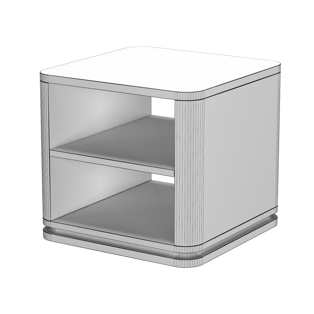 LIGNE SQUARE SIDE TABLE 3D Model - TurboSquid 2145315