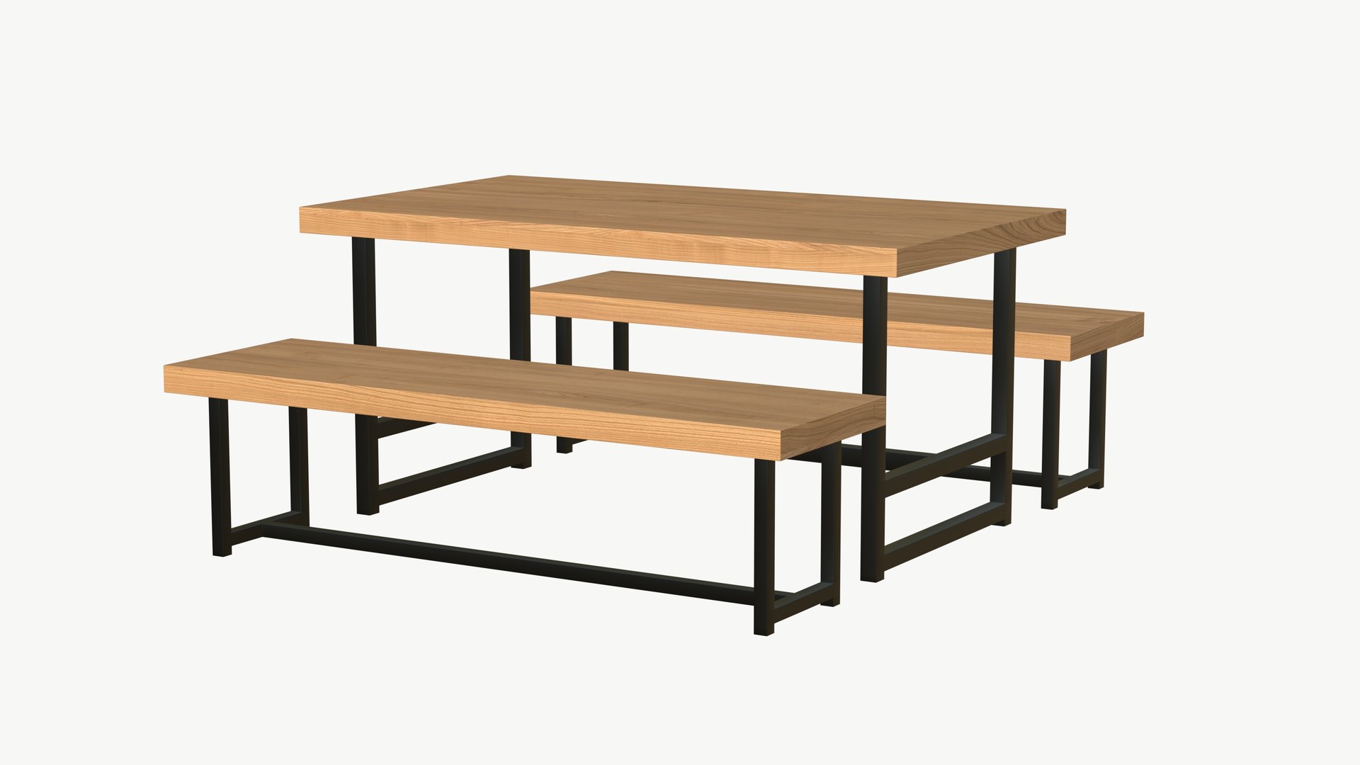 Wooden Dining Table Chair Model - TurboSquid 1998810