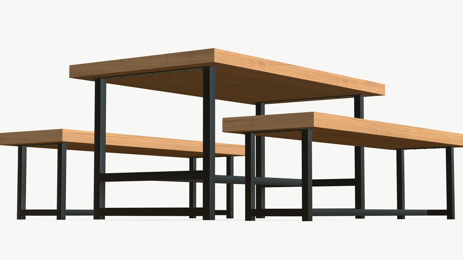 Wooden Dining Table Chair Model - TurboSquid 1998810