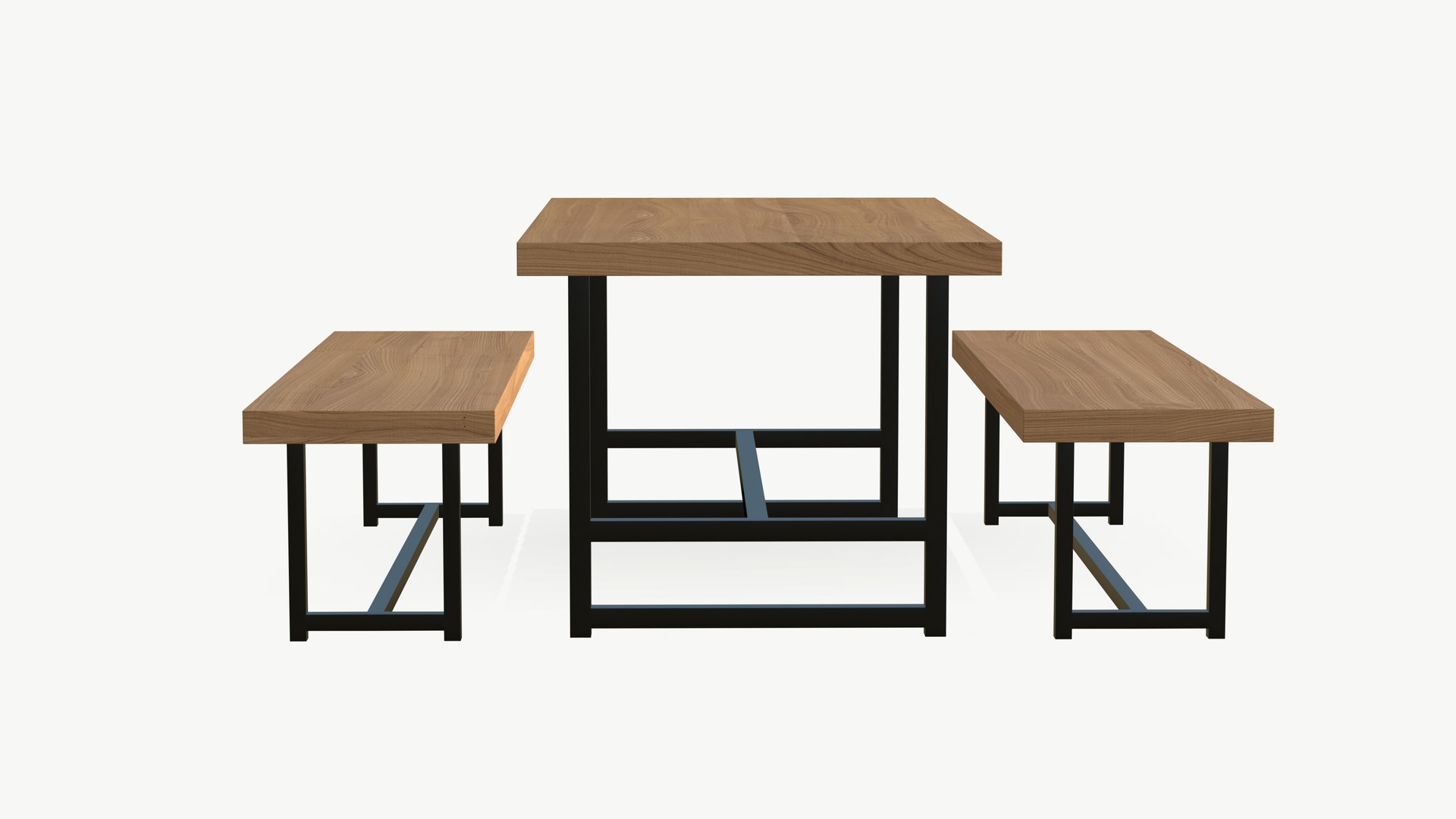 Wooden Dining Table Chair Model - TurboSquid 1998810