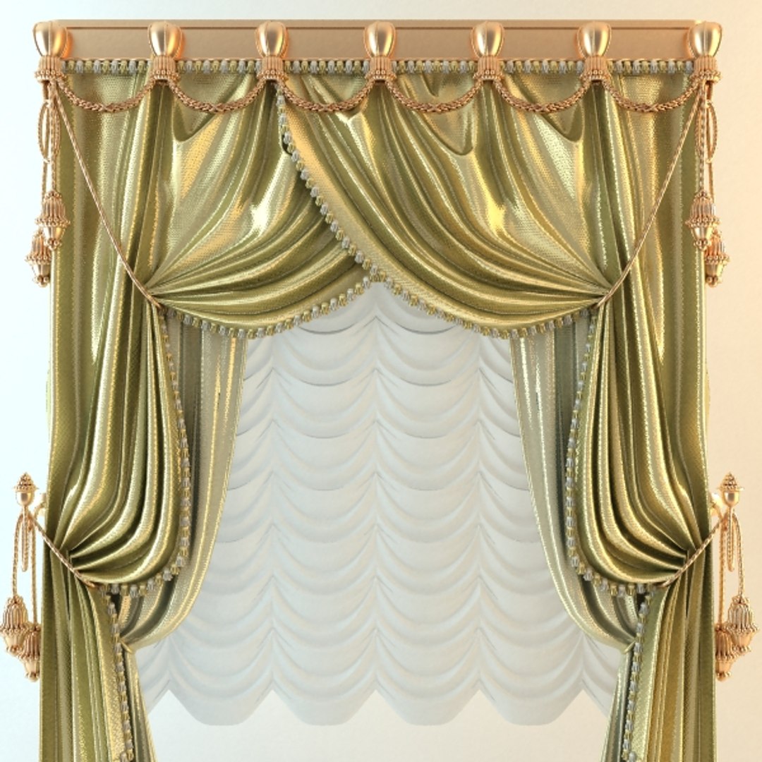 Curtain Elegant 3d 3ds