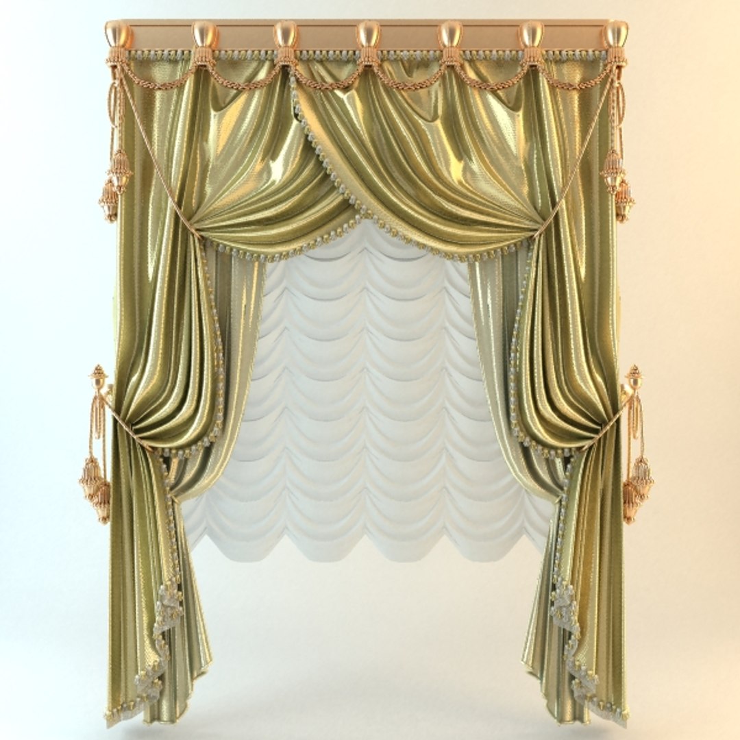 Curtain Elegant 3d 3ds