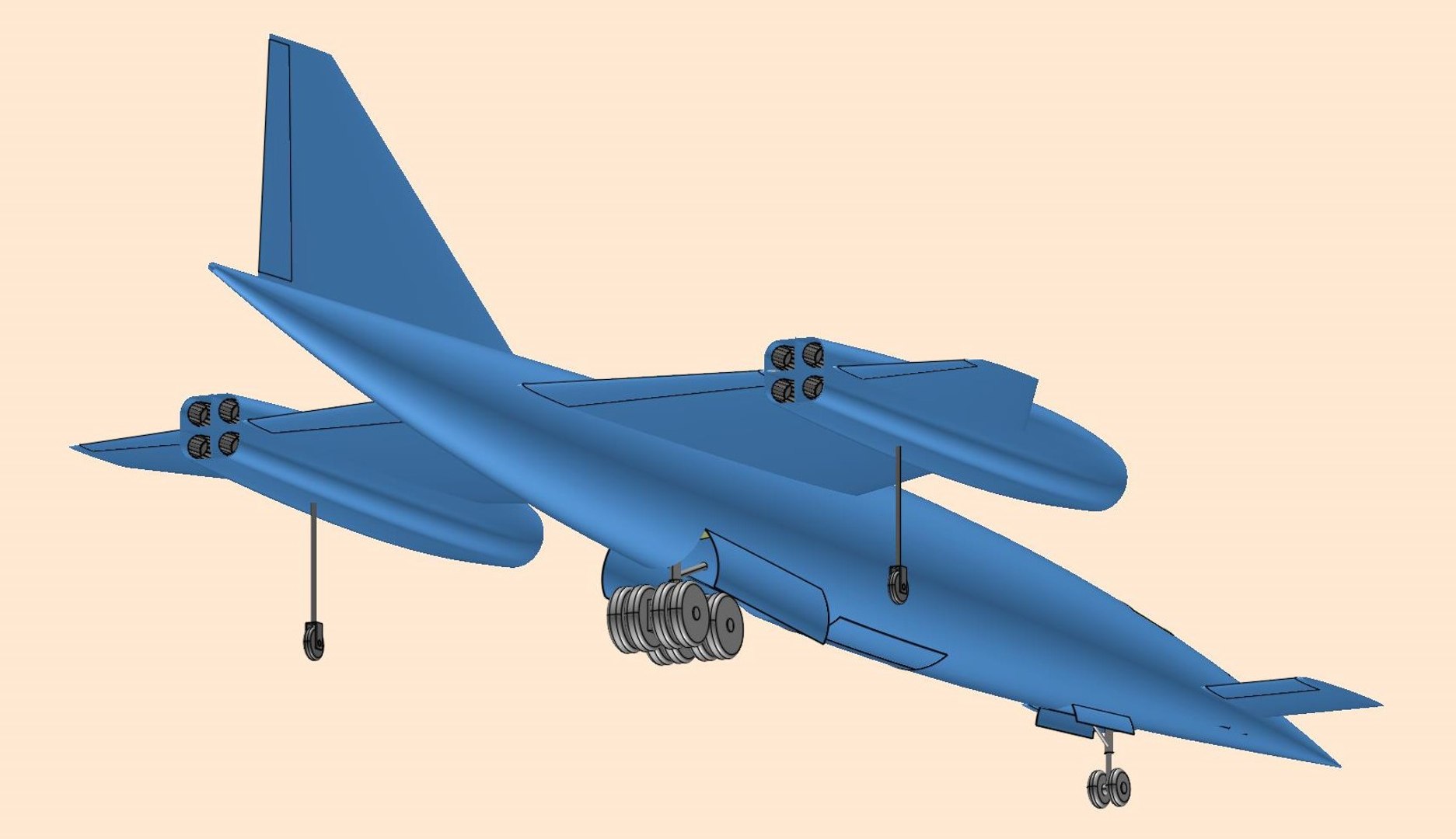 Free avro 730 mach 3 3D model - TurboSquid 1474710