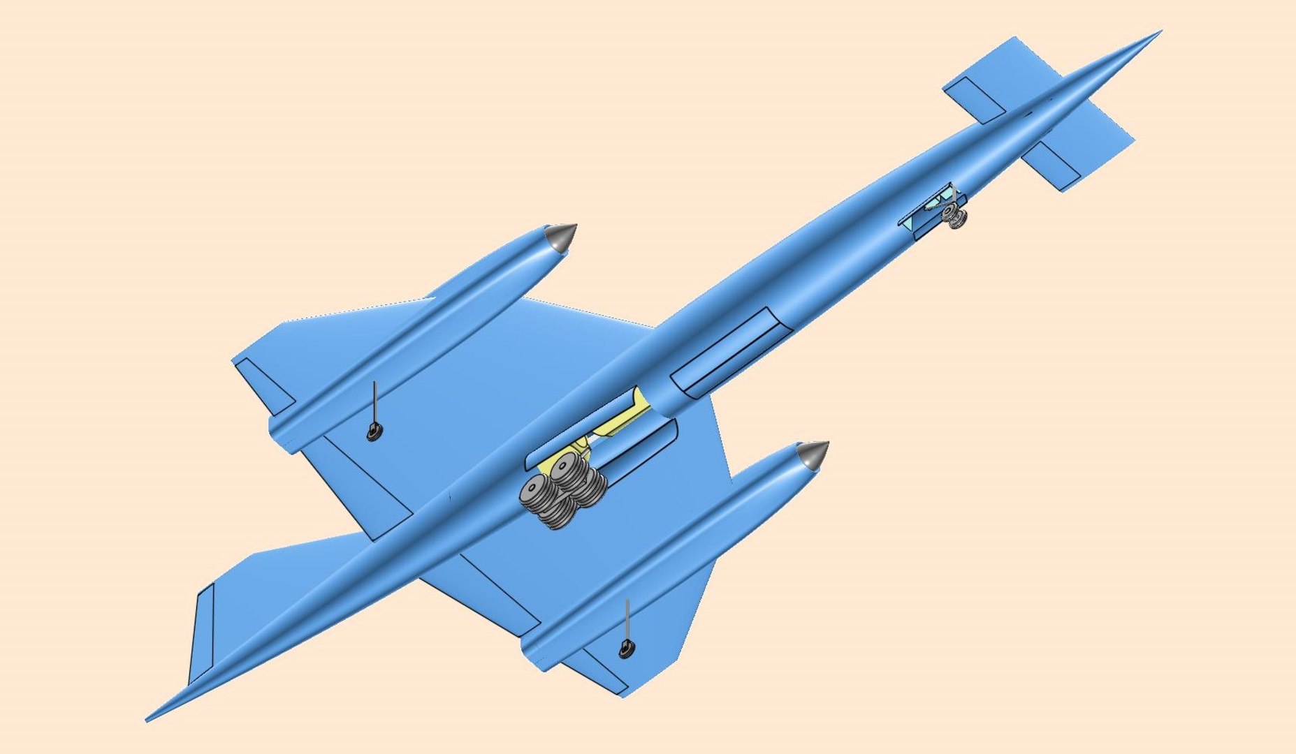Free avro 730 mach 3 3D model - TurboSquid 1474710